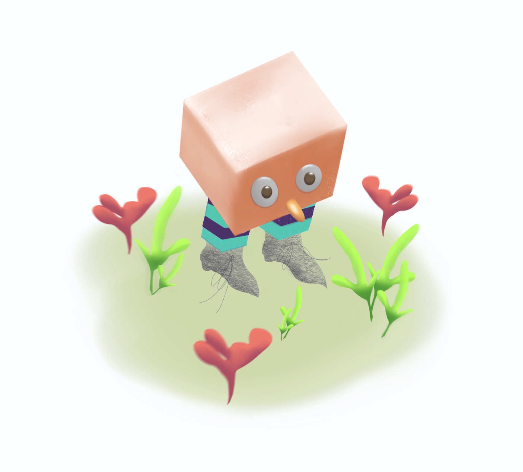 ArtStation - Flesh Cubes Day Out