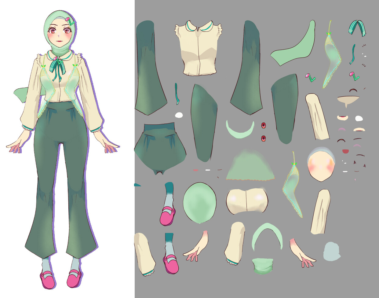 ArtStation - my first live2d cubism work