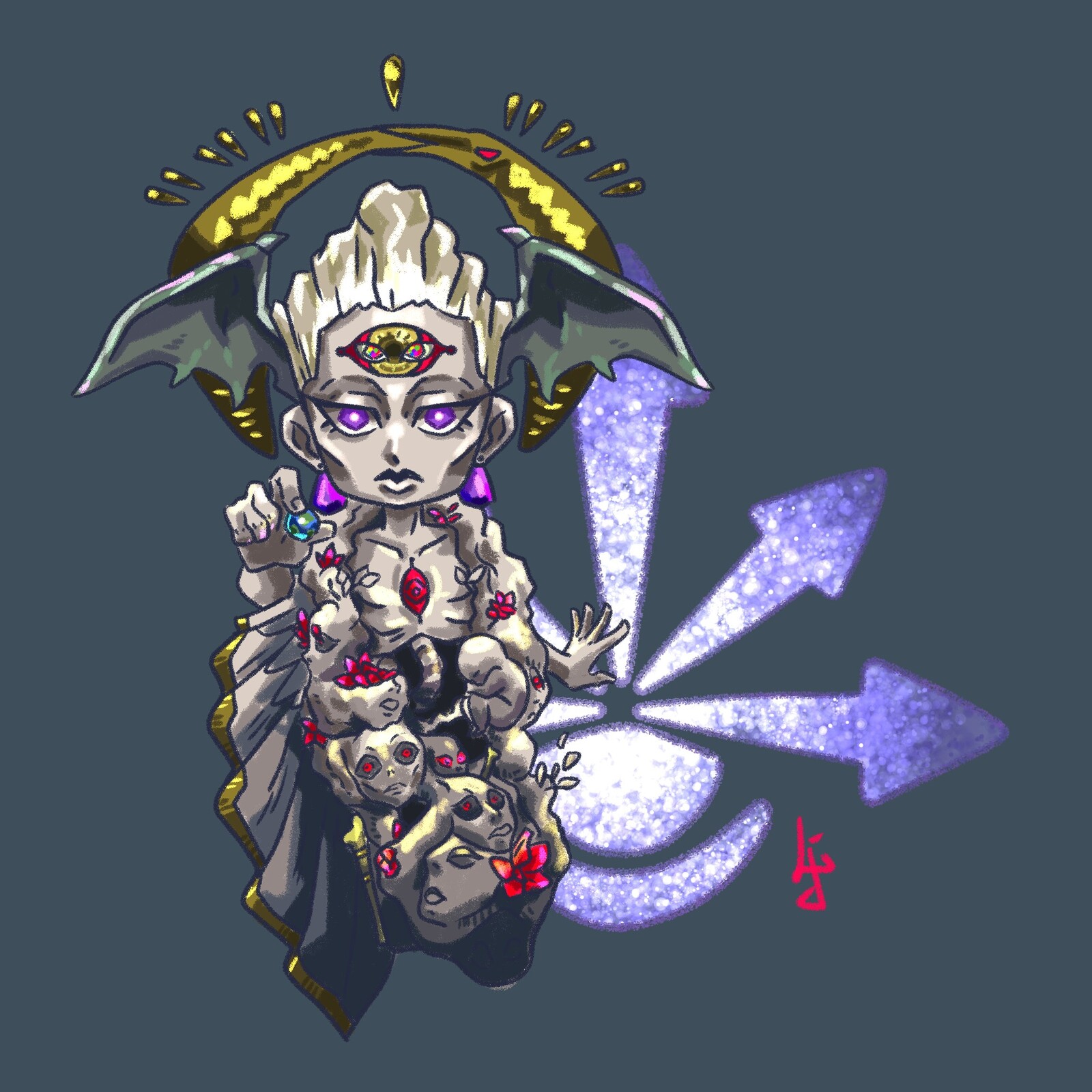 Lorena Jara - Hades Game Chibis Fanart