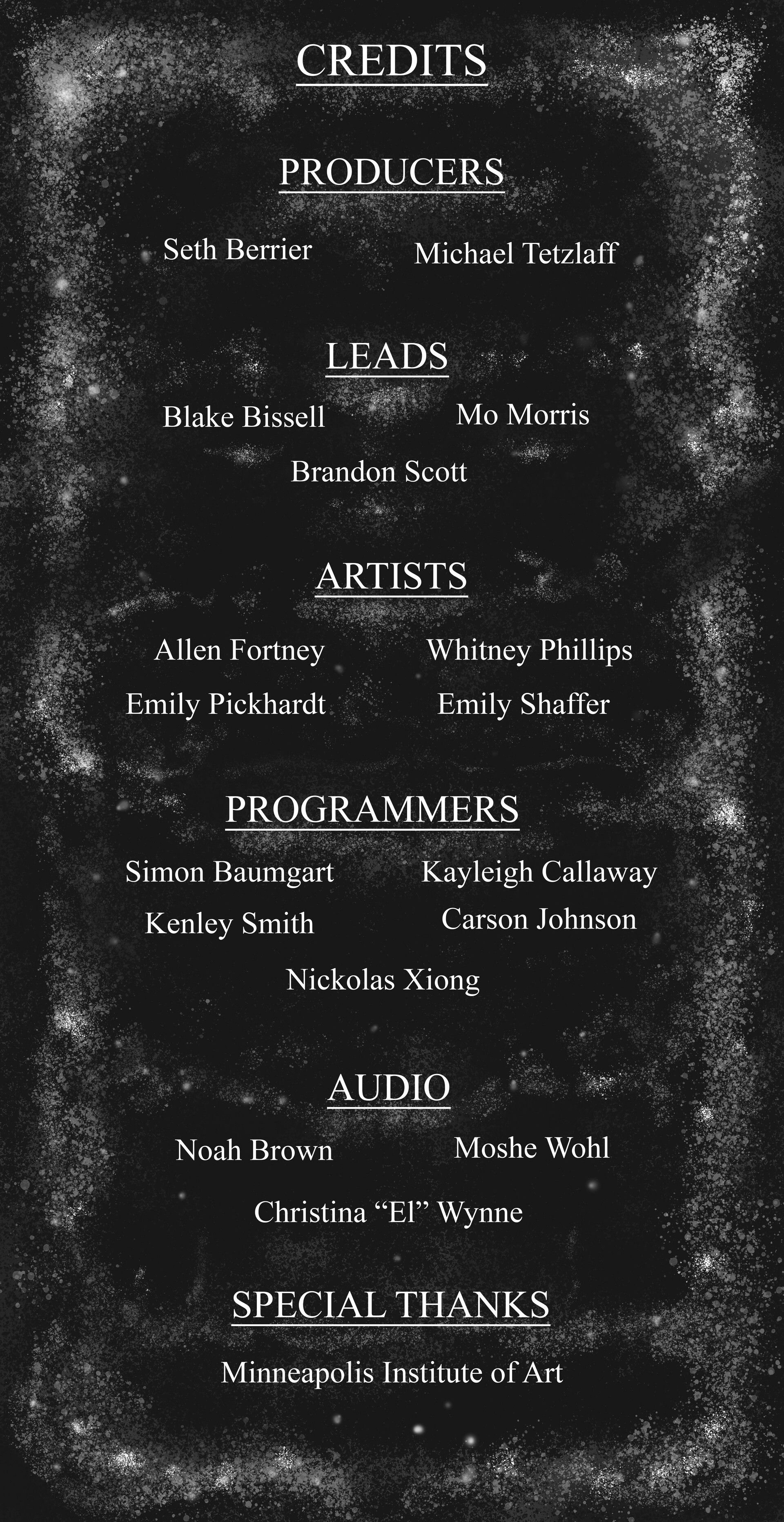 Allen Fortney - Vessel - Splash Screen, UI and Character Concepts