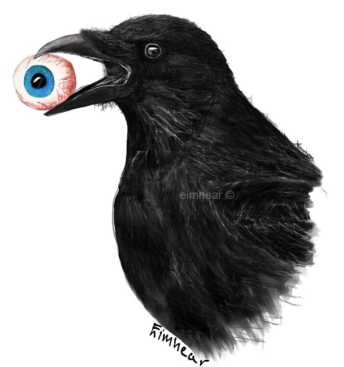 ArtStation - Crow and Eyeball