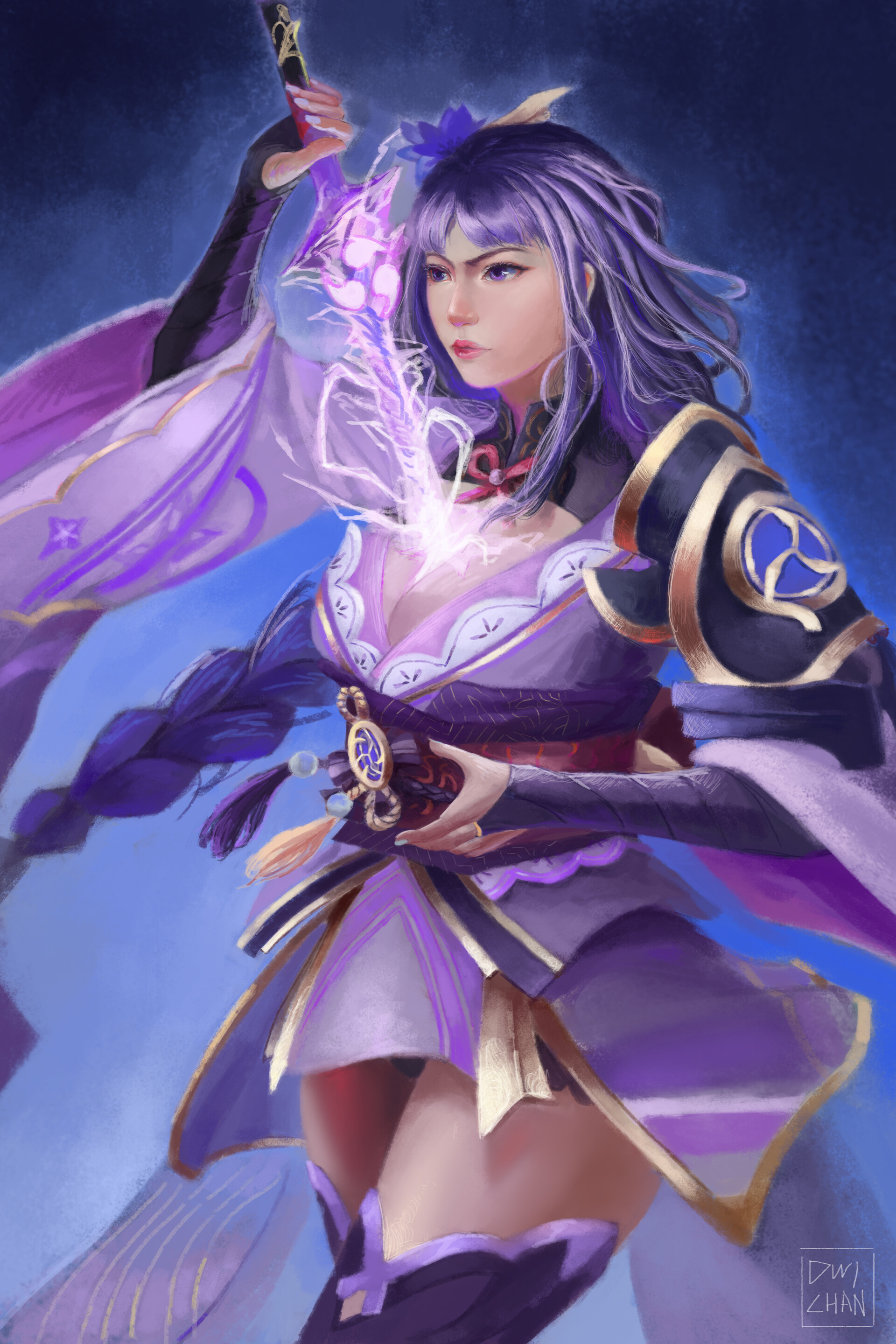 ArtStation - Baal, Shogun Raiden