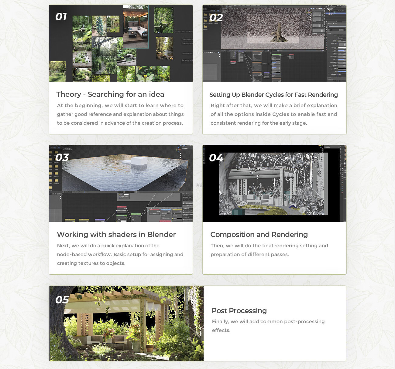 Kai Mergener - Secret Garden - Blender Course/Tutorial