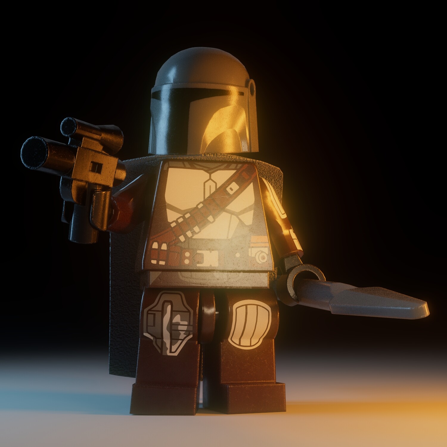 ArtStation - Lego mini figures shading practice