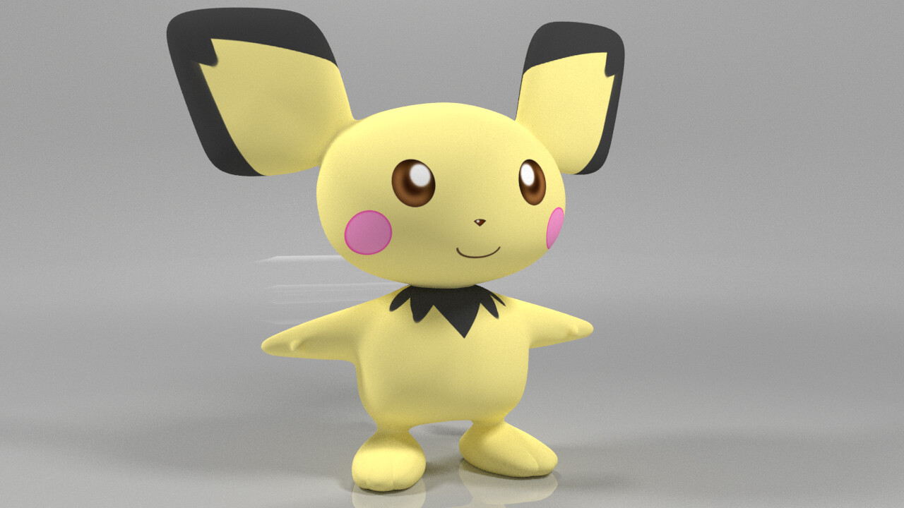 ArtStation - Pichu Model (WIP)