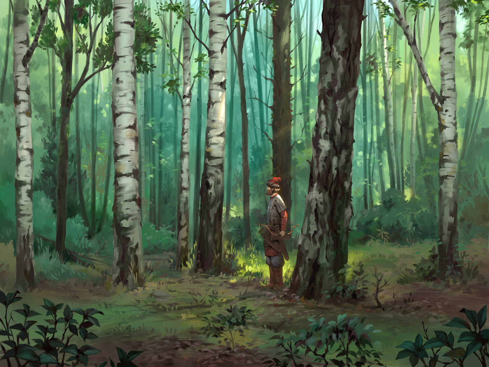 ArtStation - Forest Study