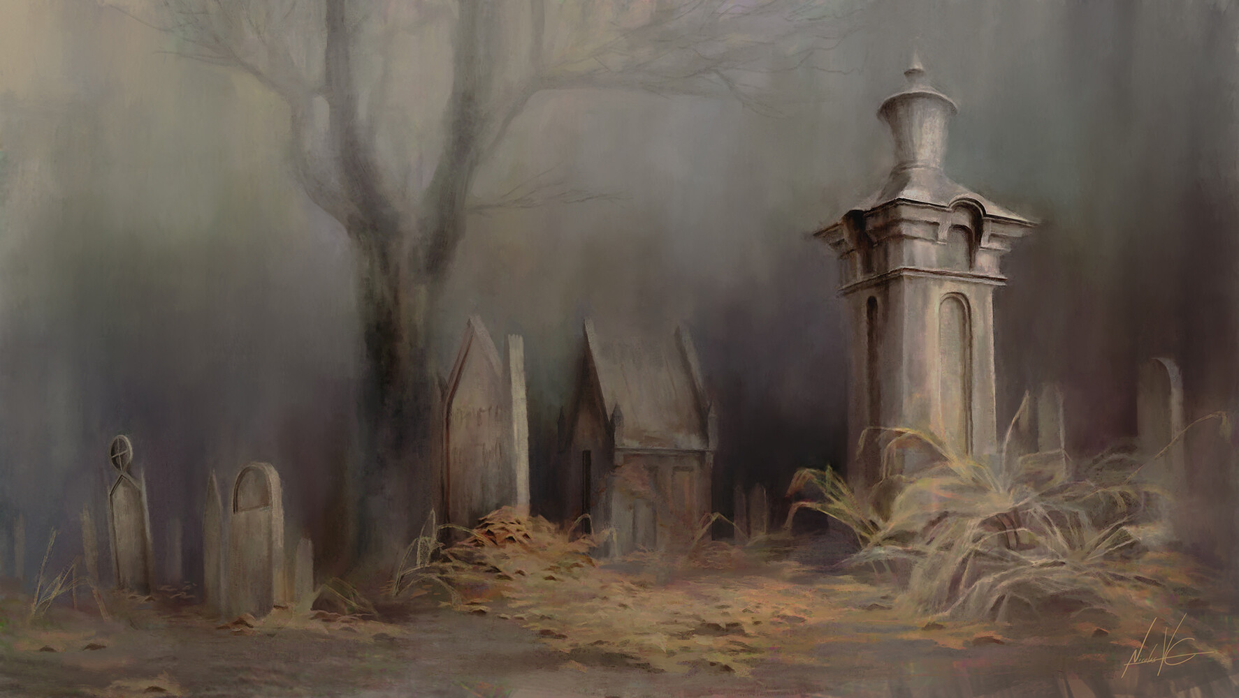ArtStation - Cemetery