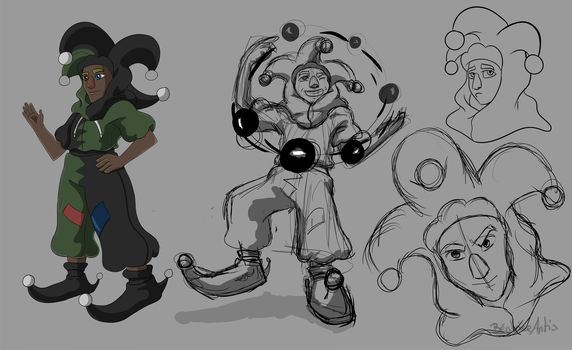 ArtStation - Character Design - Jester II