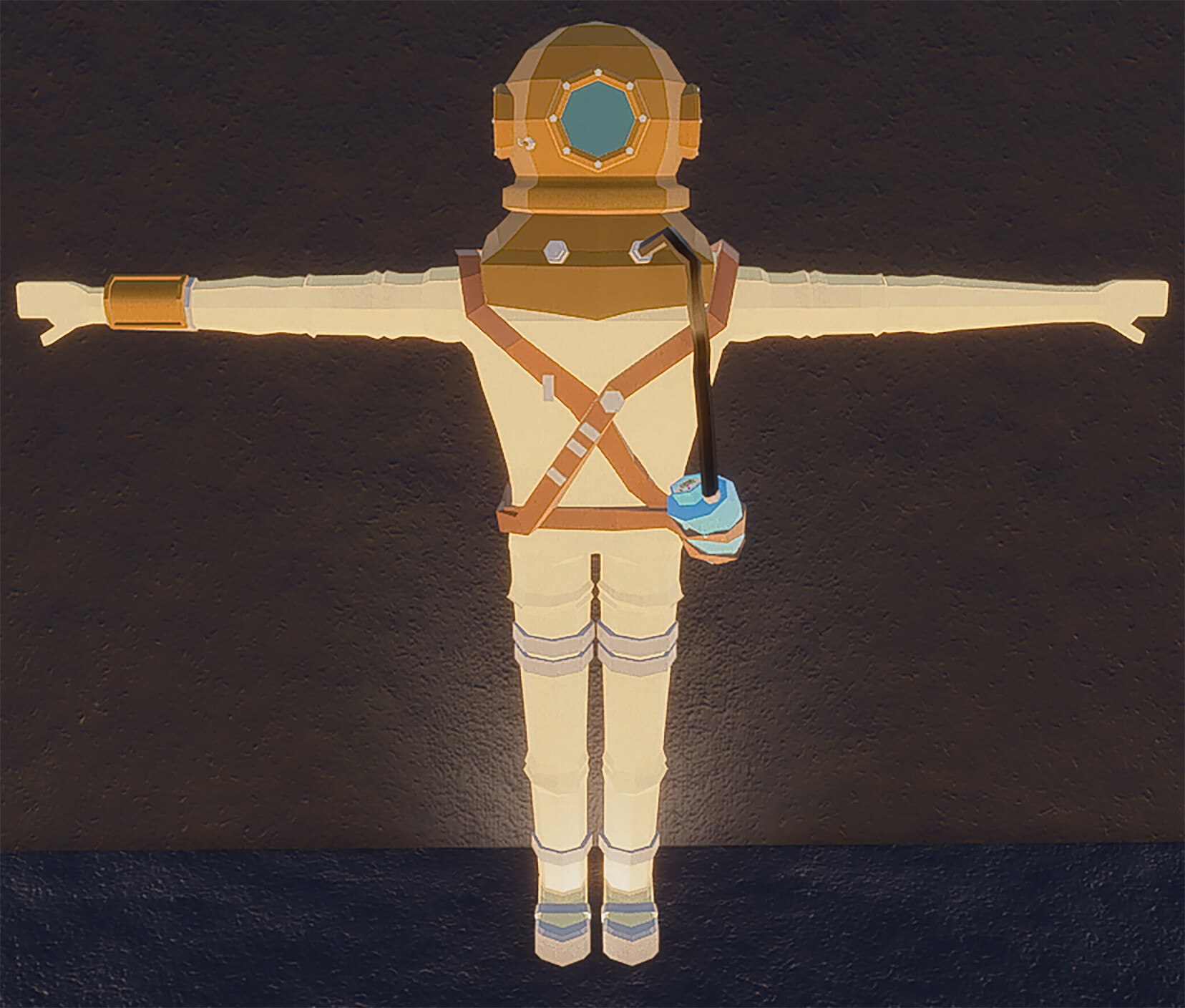 ArtStation - Low Poly Diver