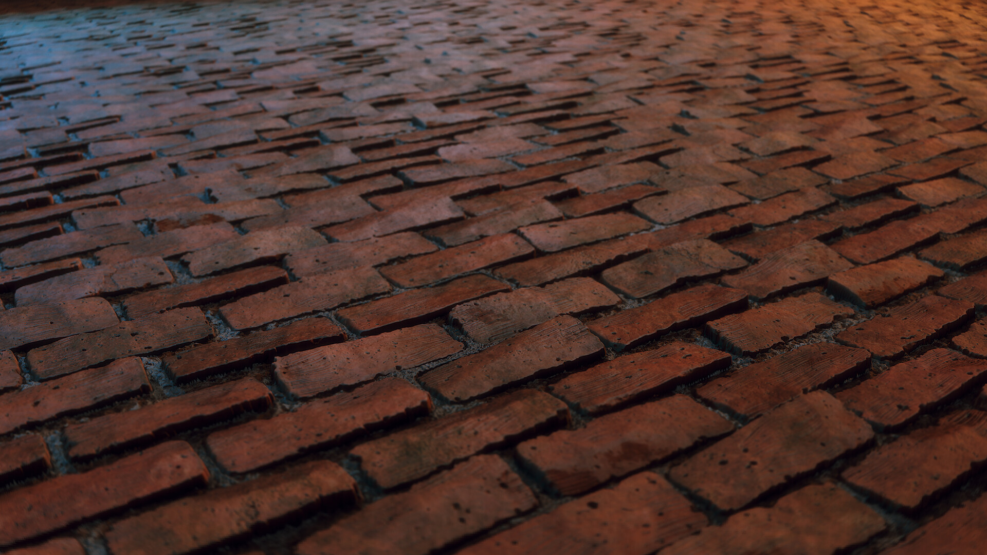 Devon Mathis Portfolio - Herringbone Brick Material
