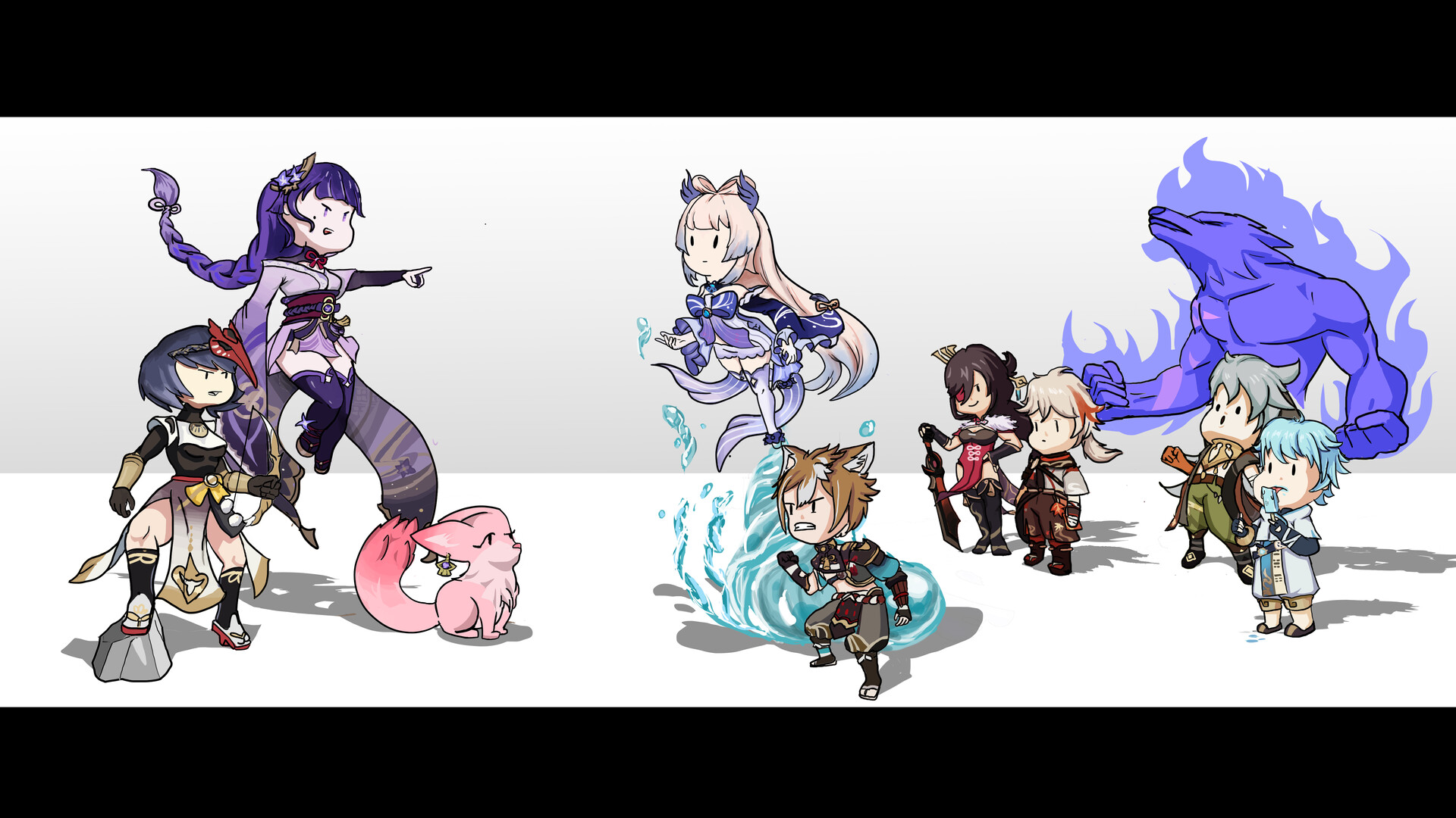 ArtStation - chibi genshin