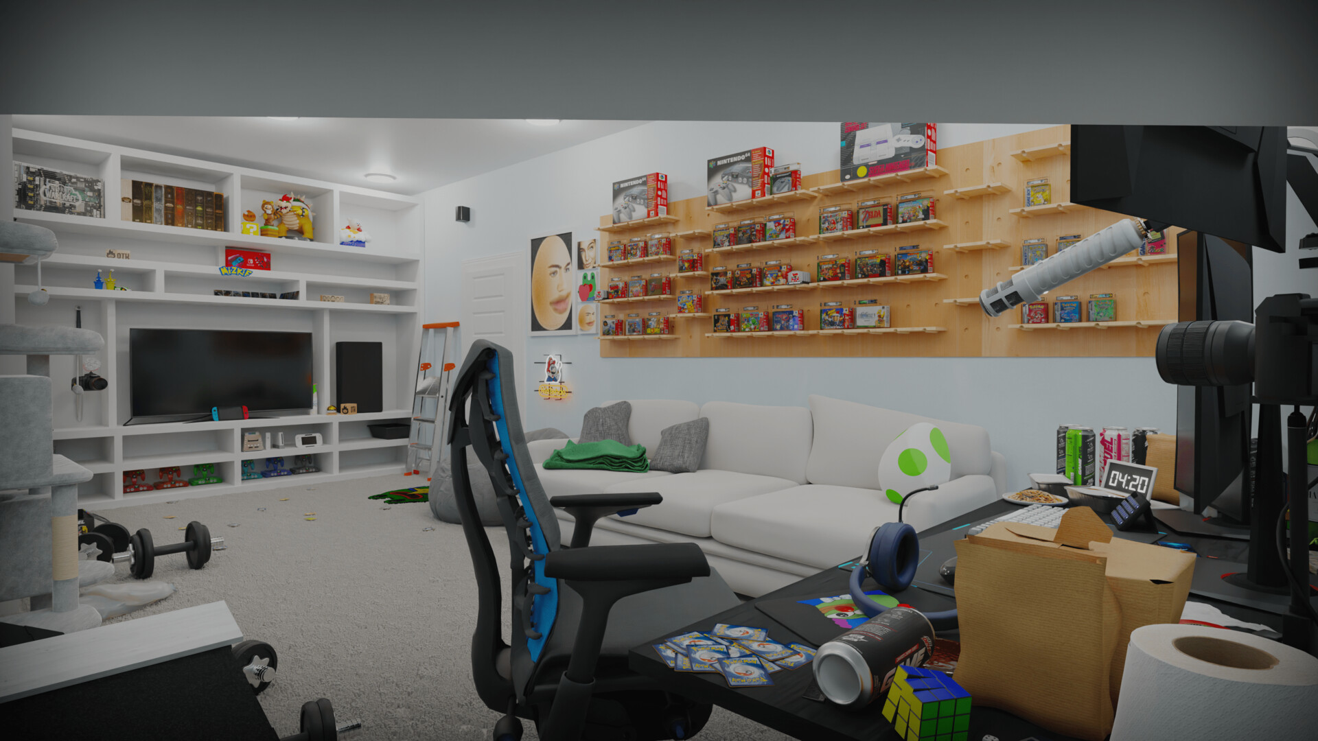 ArtStation - Mizkif's Room Remade