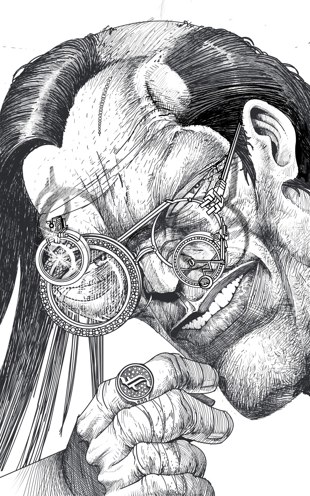 ArtStation - Facet, created in clip studio