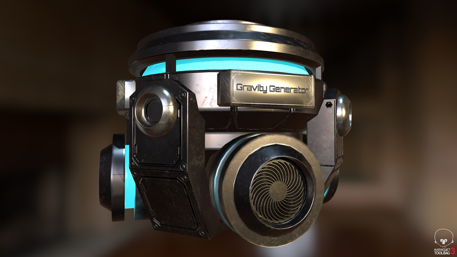 ArtStation - 3D Gravity Generator Model