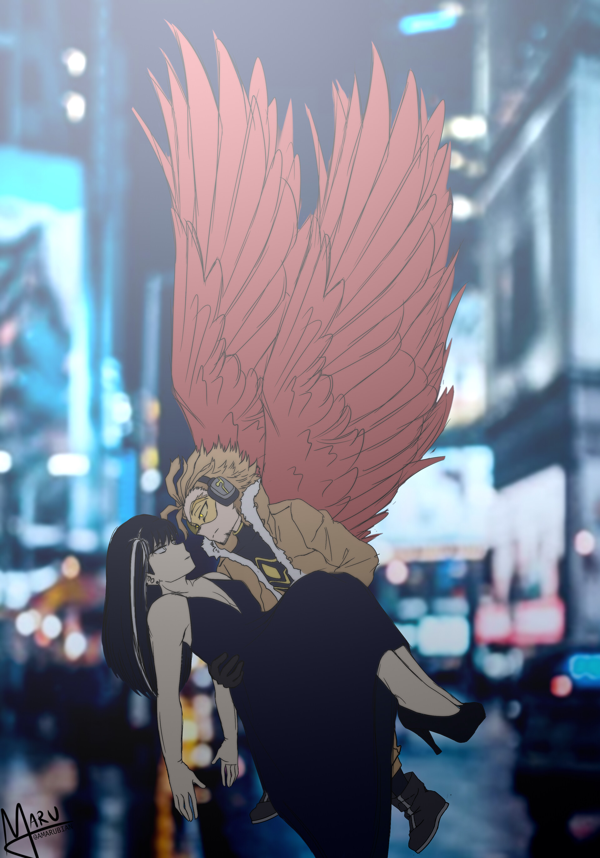 ArtStation - Hawks and Kaori