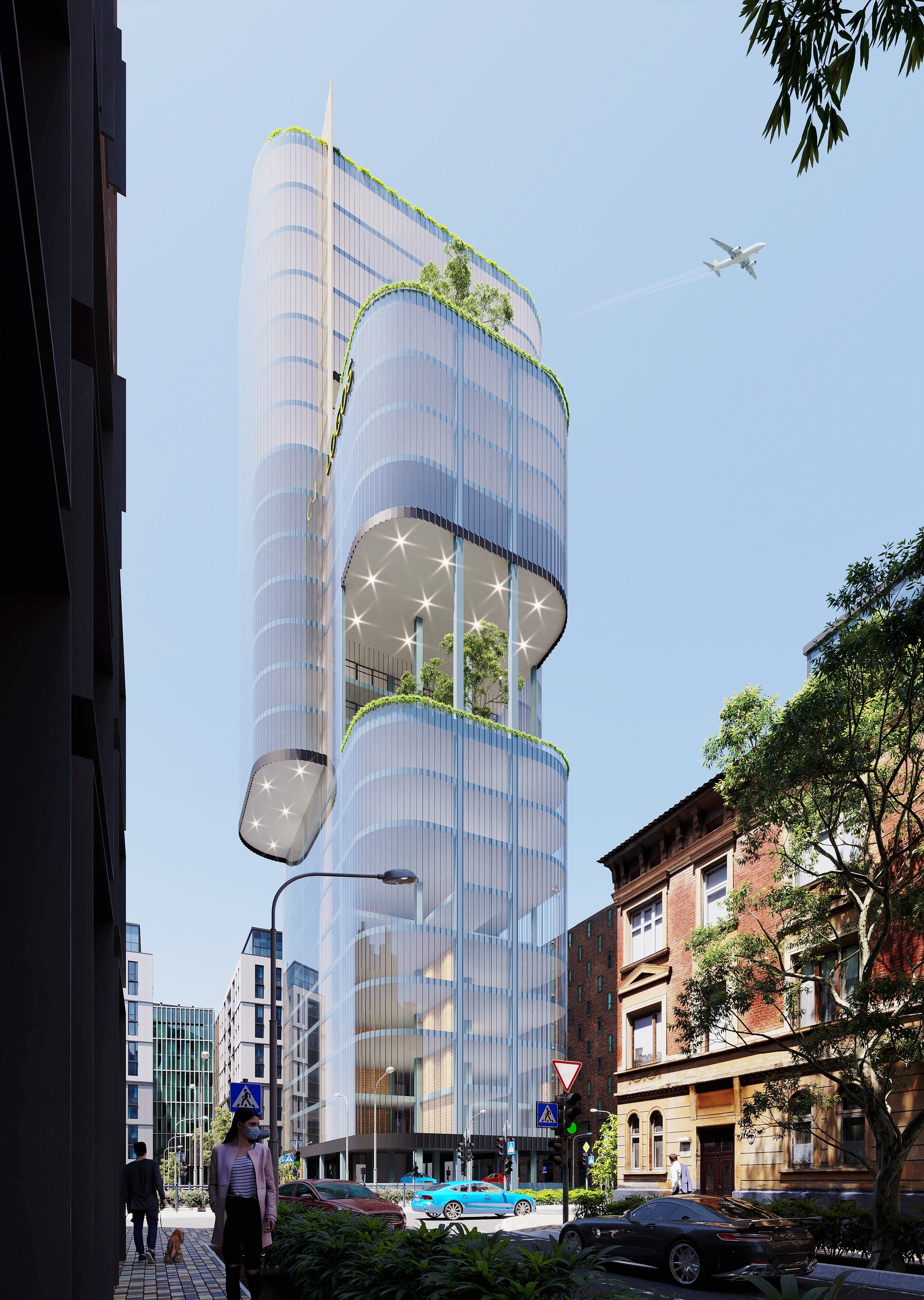 ArtStation - High-Rise Office Building | Archviz