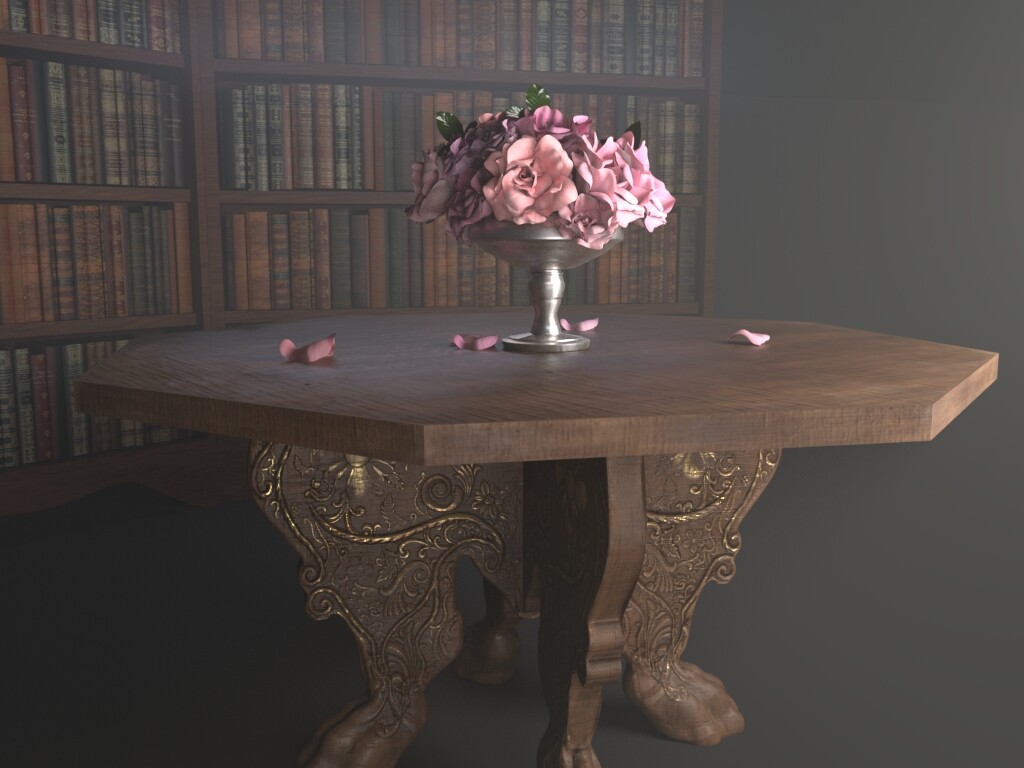 ArtStation - Baroque table