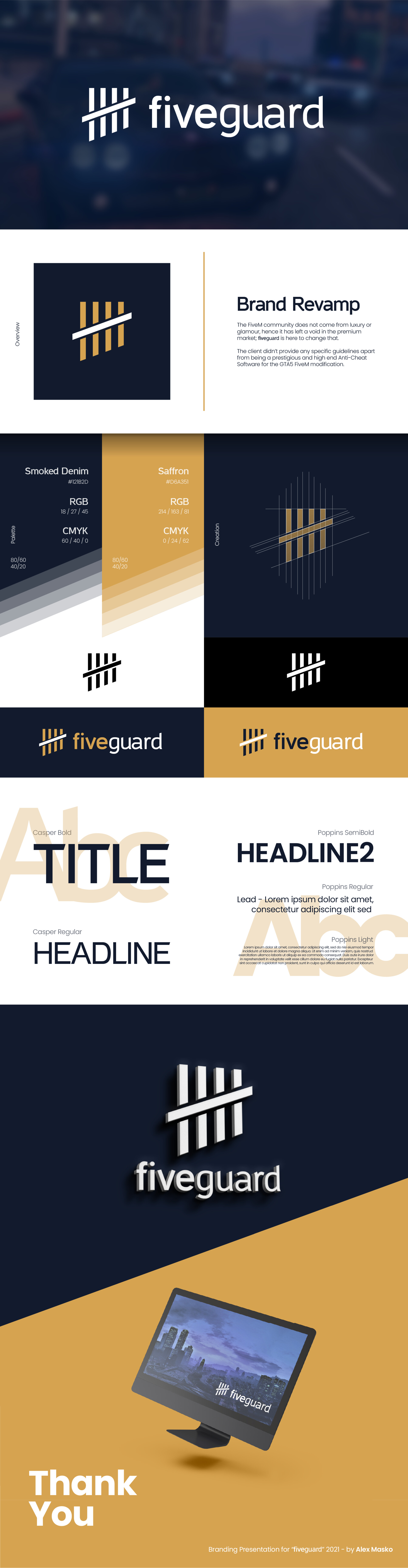 ArtStation - FiveGuard Branding Presentation