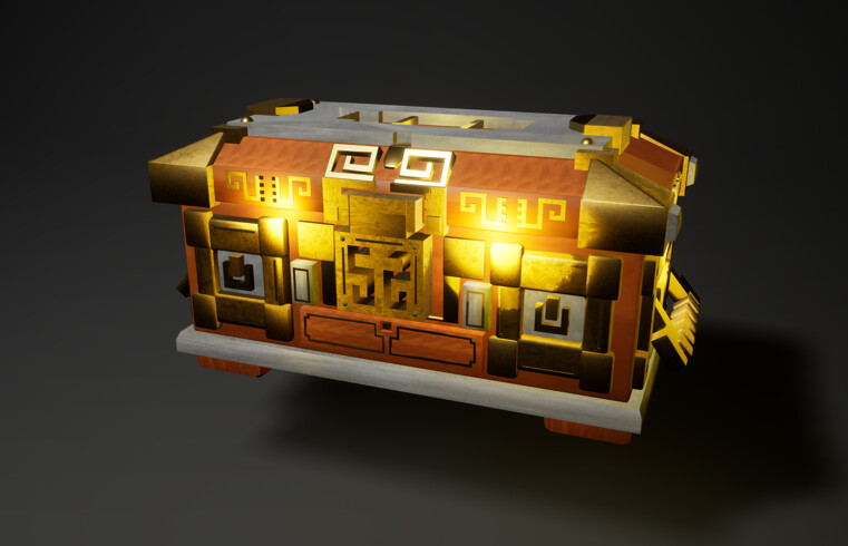 ArtStation - Gold Chest Design