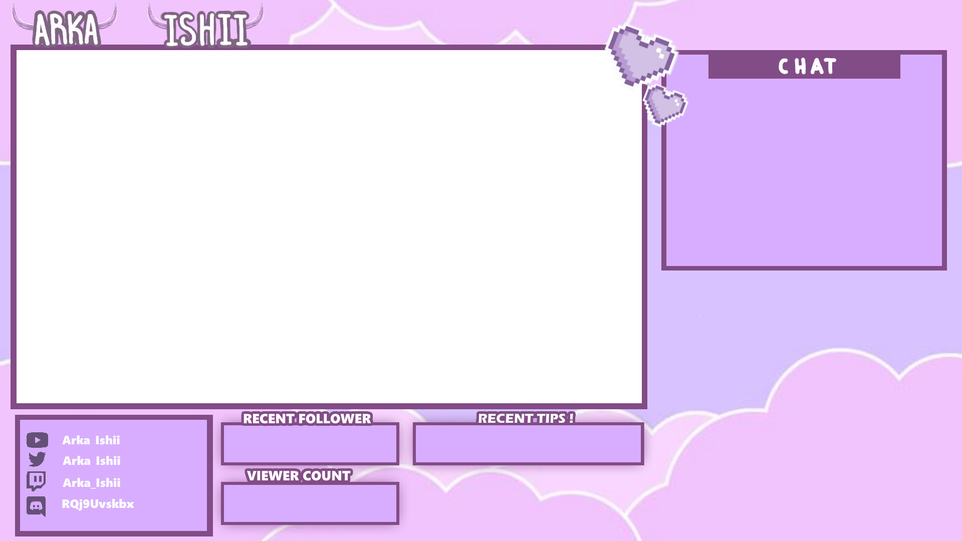 ArtStation - Arka Ishii VTuber Overlay