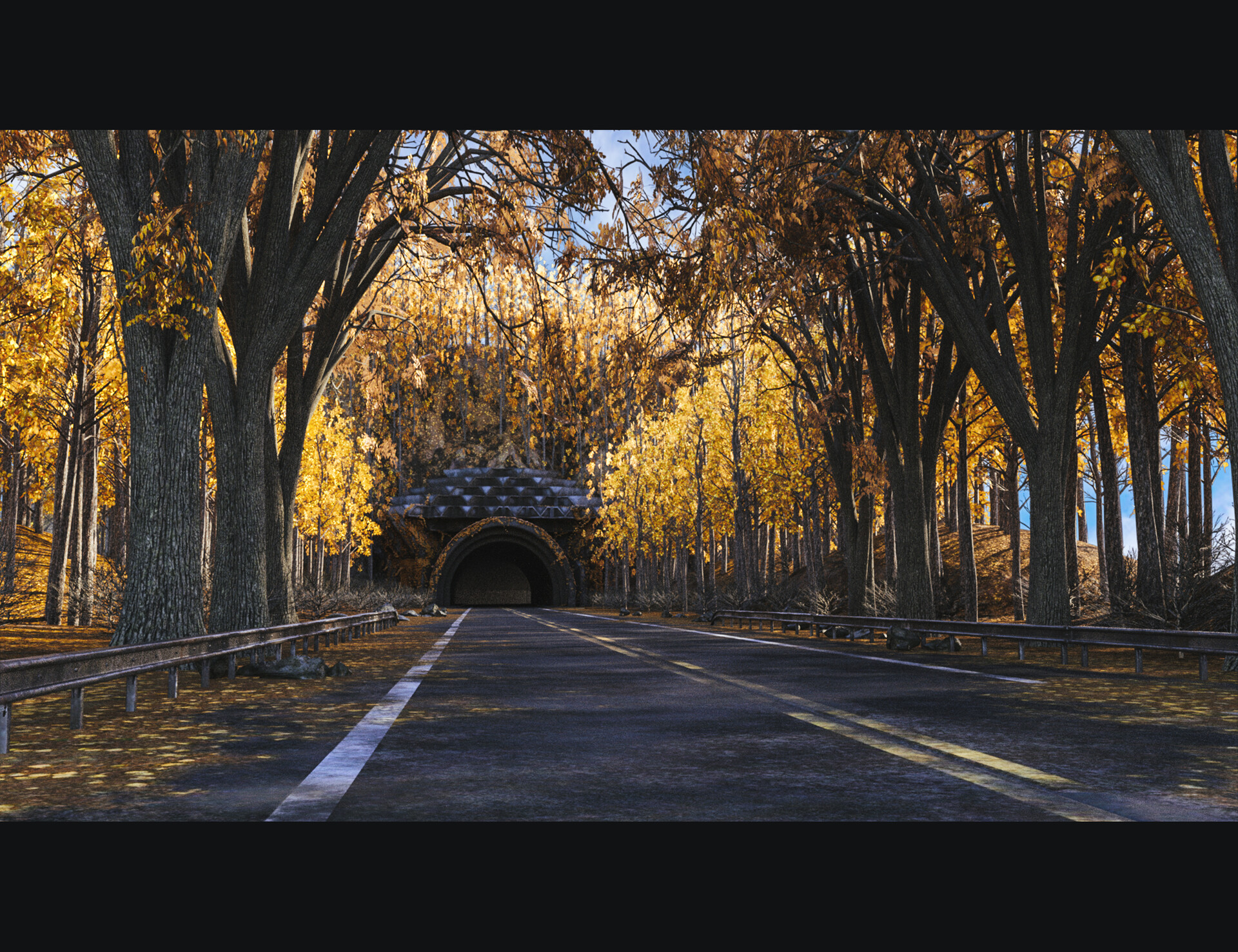 ArtStation - Forest Road