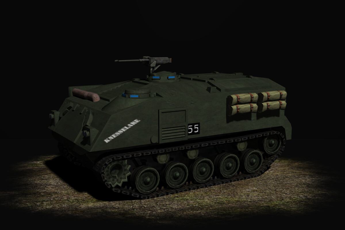 ArtStation - M75 APC (Belgian Armed Forces 60-80s)