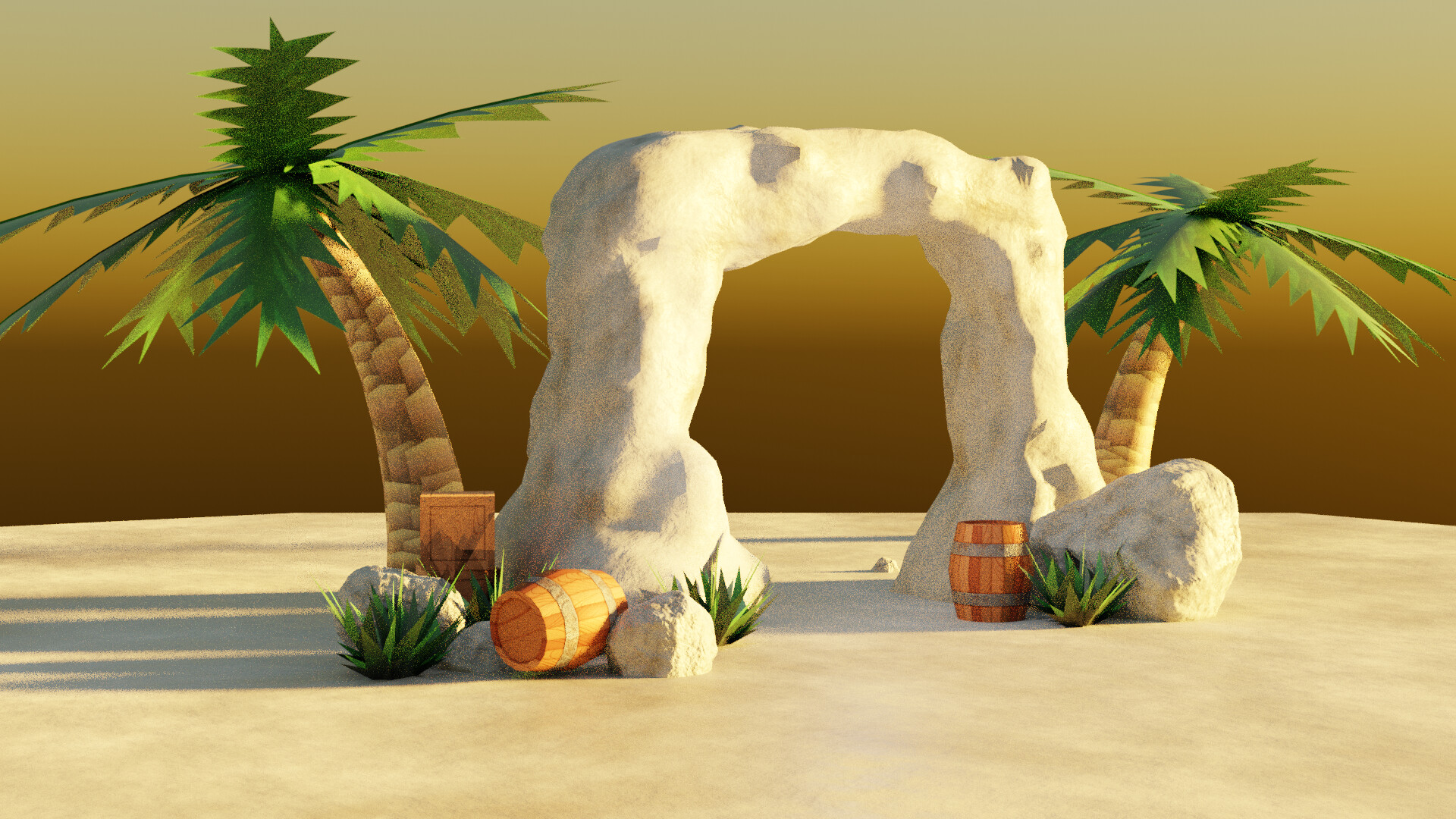 ArtStation - Stone Archway