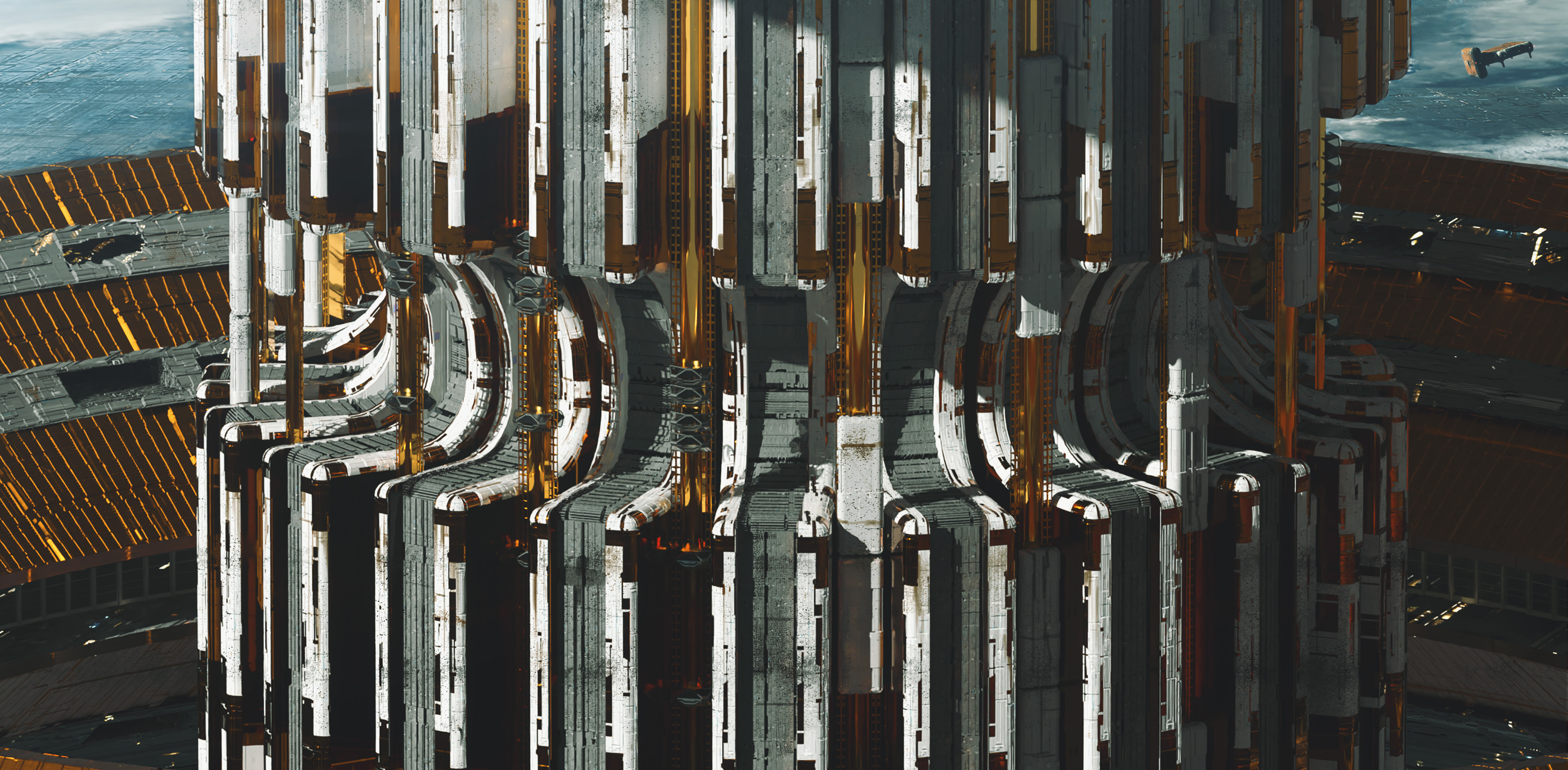 Paul Chadeisson - Foundation | Trantor space elevator