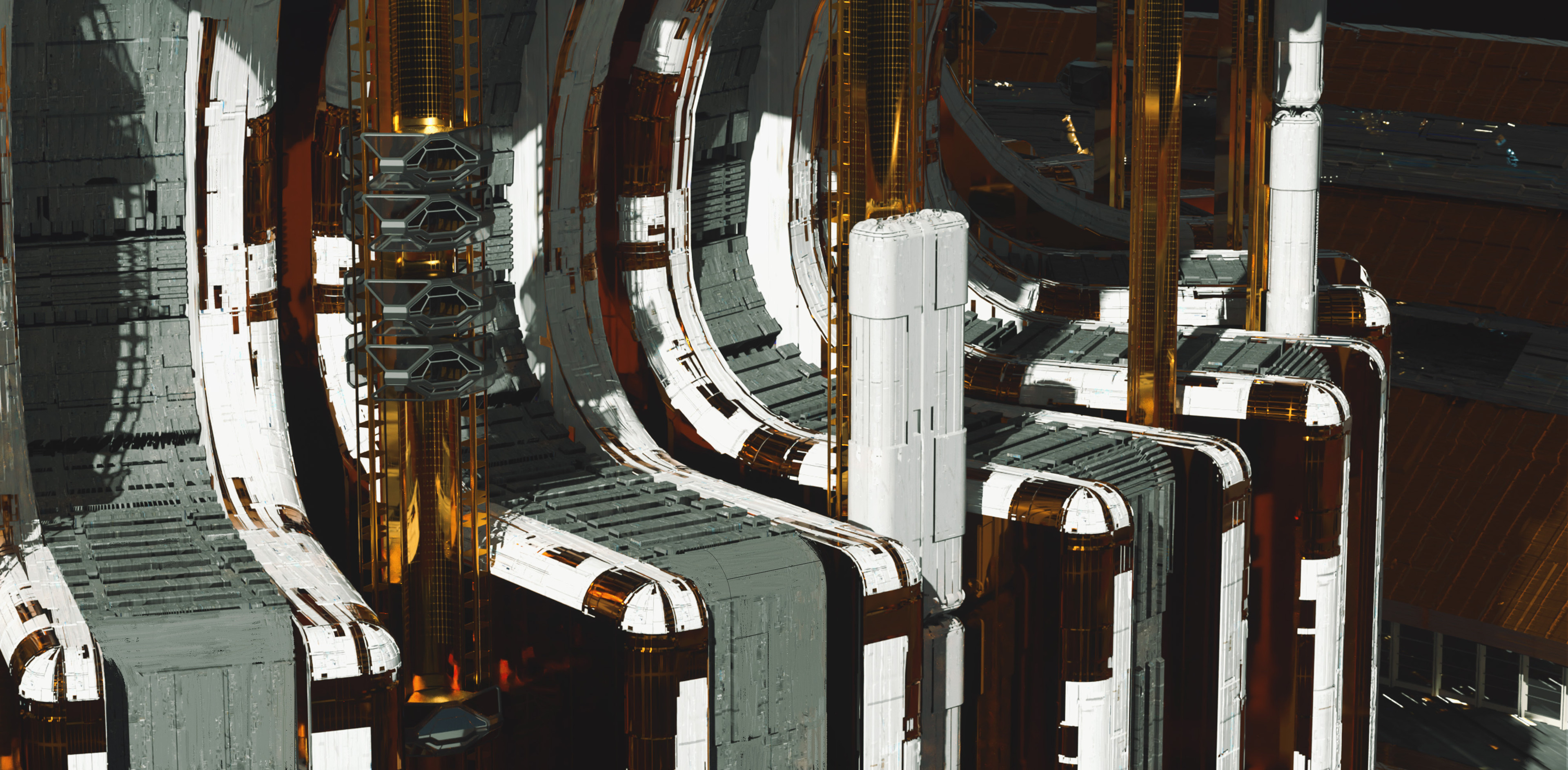 Paul Chadeisson - Foundation | Trantor space elevator