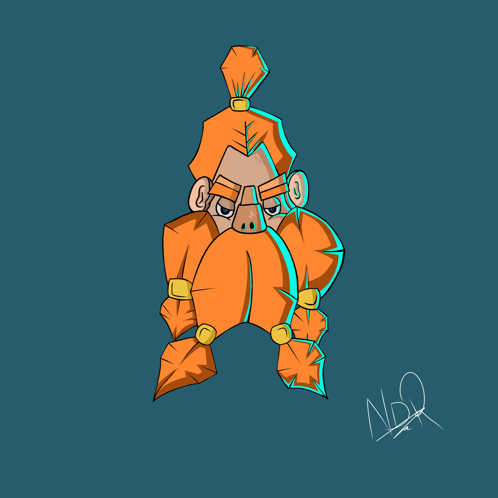 ArtStation - Barbarian cartoon design