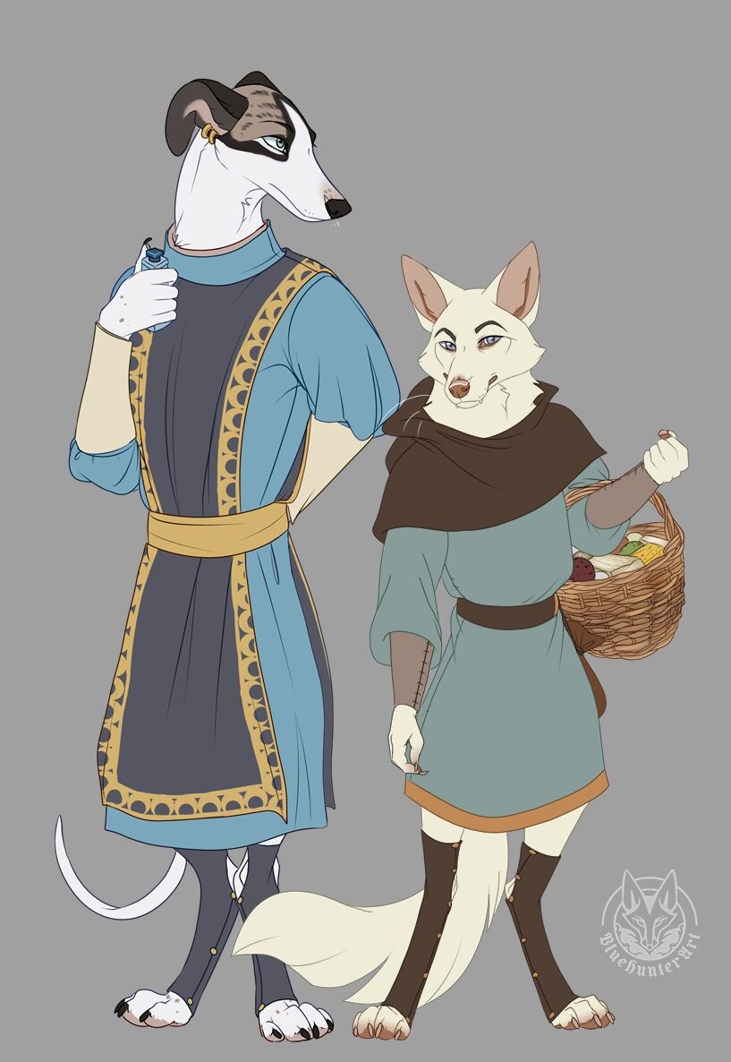 Blue Hunter - Character Design - Marco & Grigio