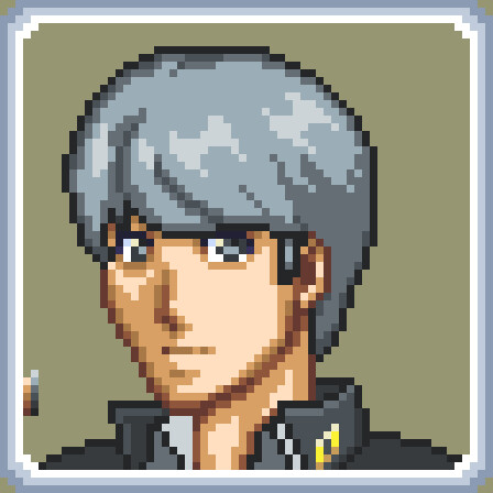 ArtStation - Pixel Art - Protagonist (Persona 4)