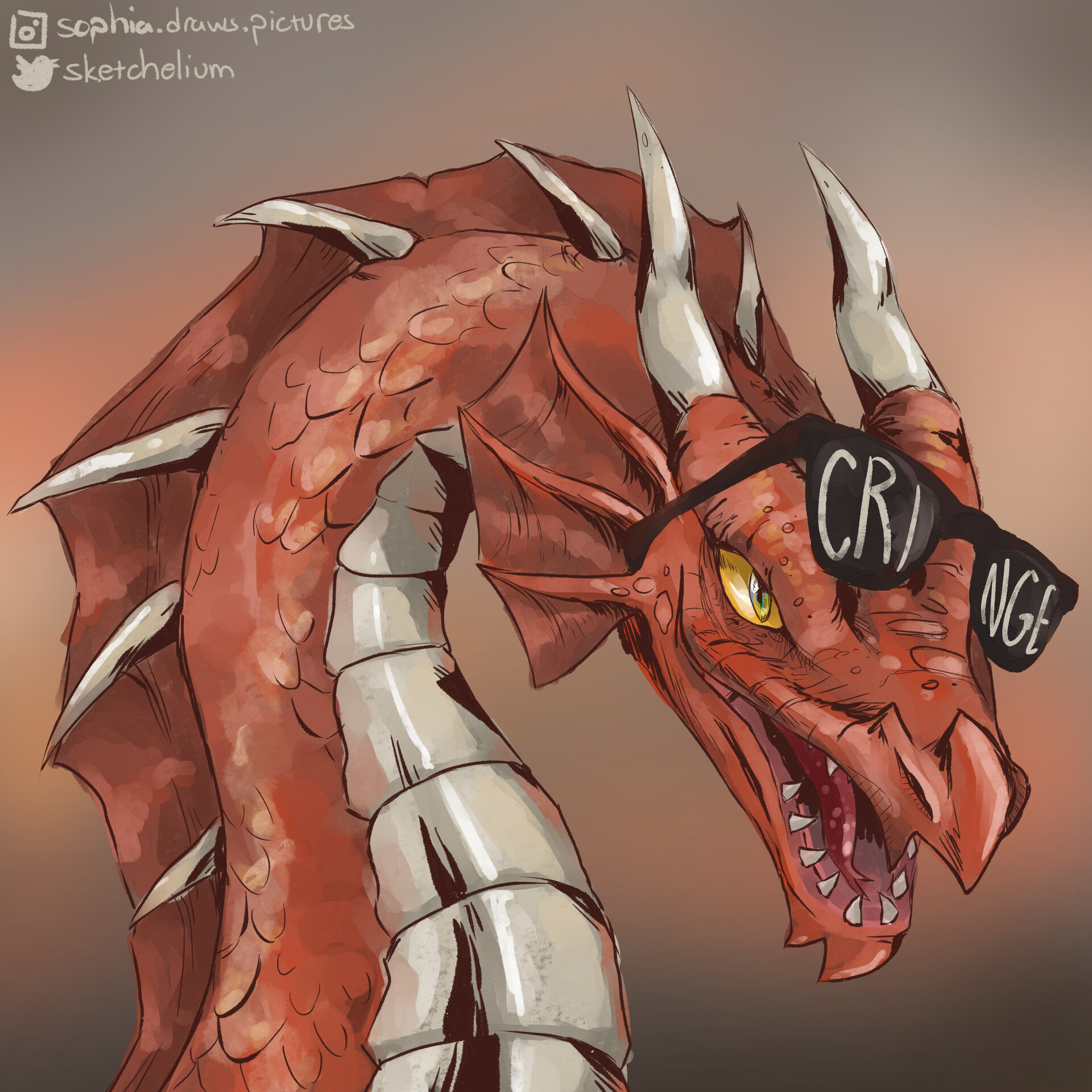 ArtStation - Dragon that Hordes Cringe