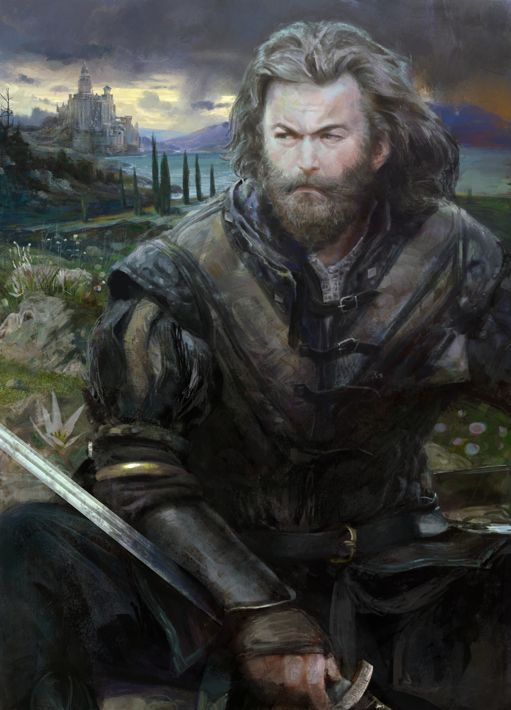 ArtStation - Sunset knight