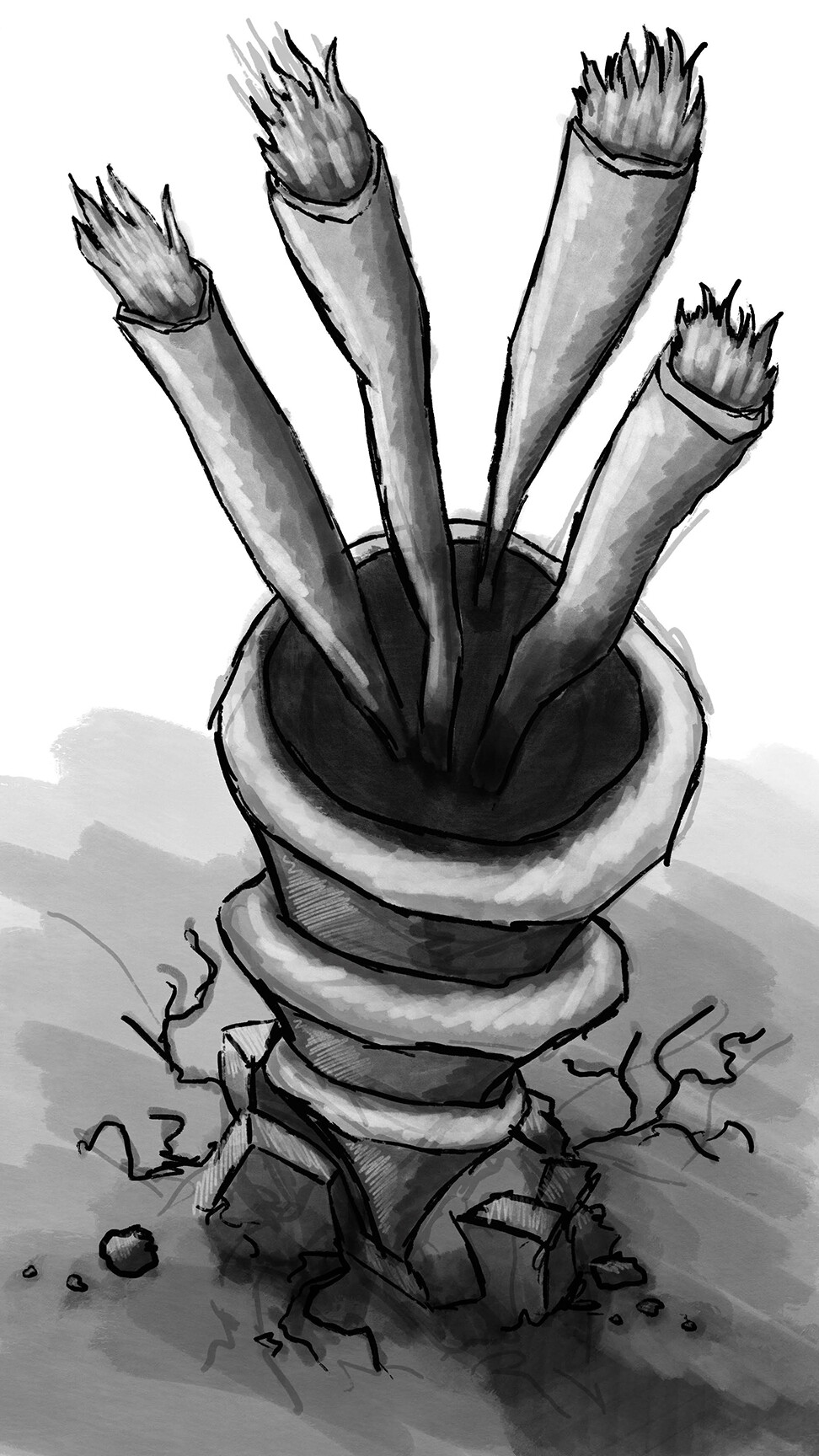 ArtStation - Alien Plant Sketch 2