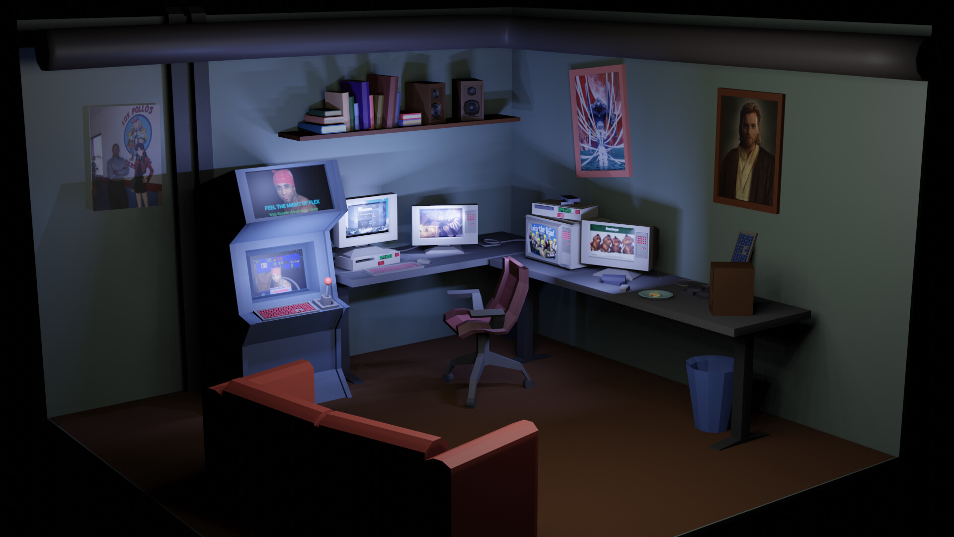 ArtStation - geek room