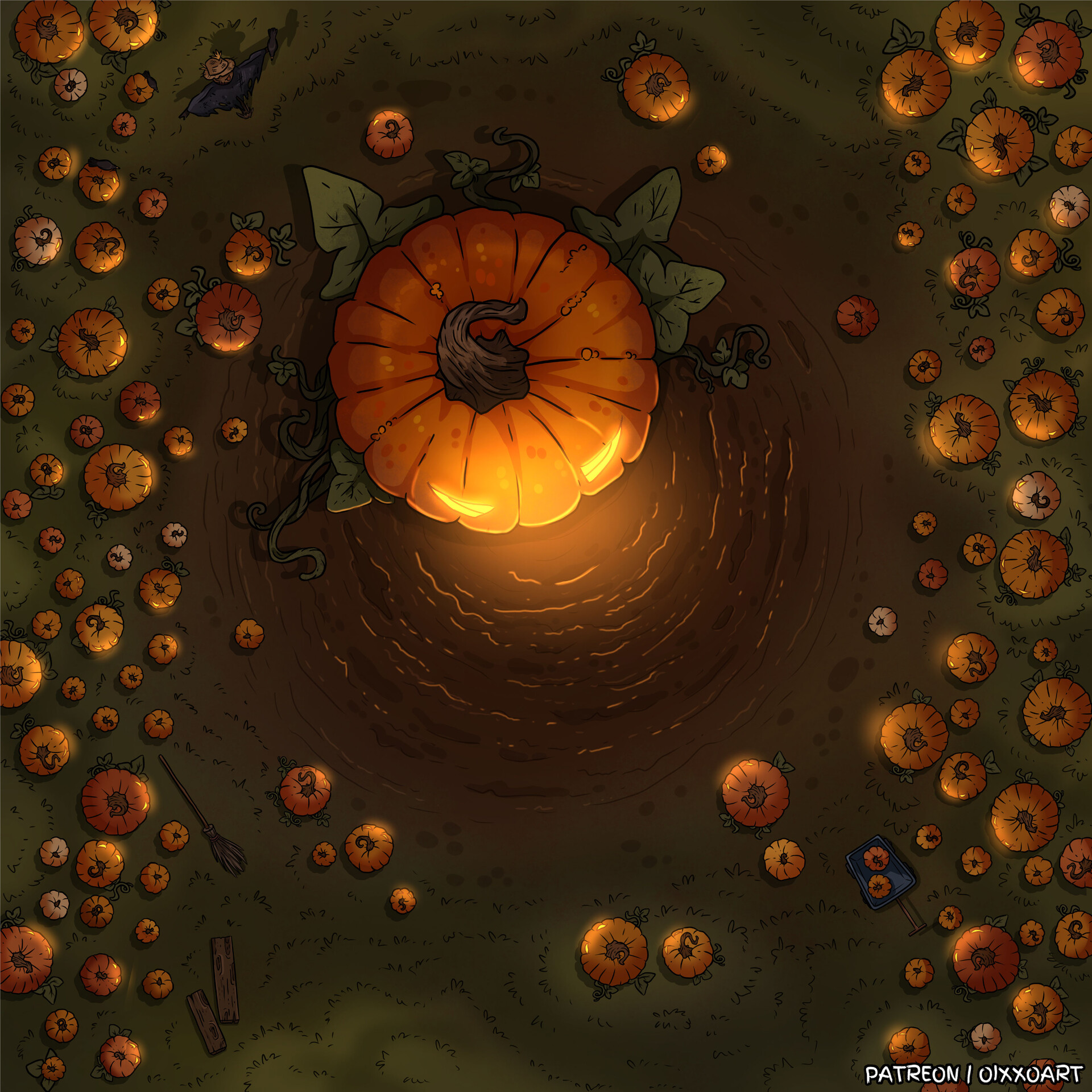 ArtStation - Pumpkin Field