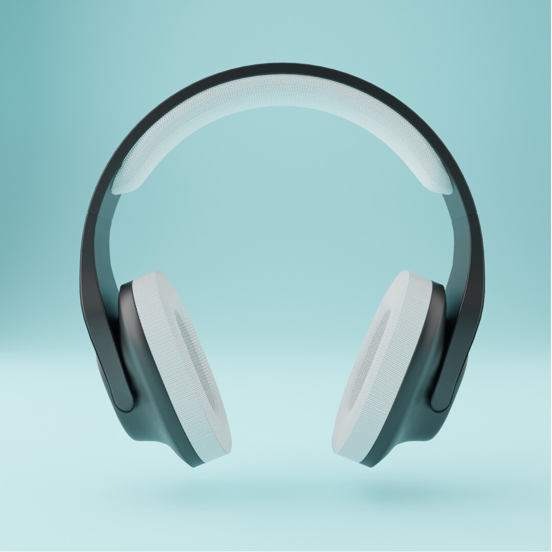 Wavehile - 3D Lowpoly Headset