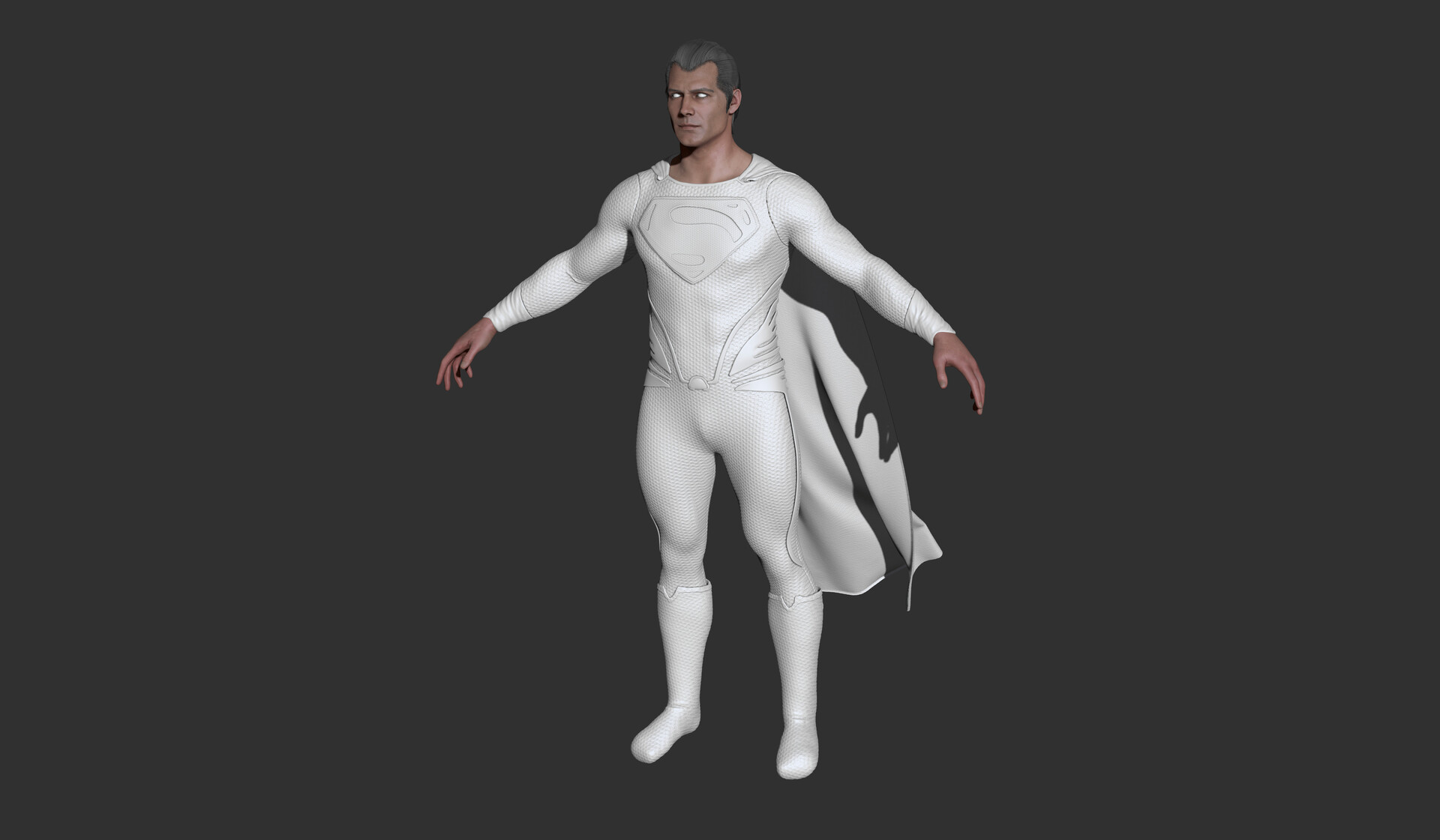 ArtStation - Superman ZB雕刻練習