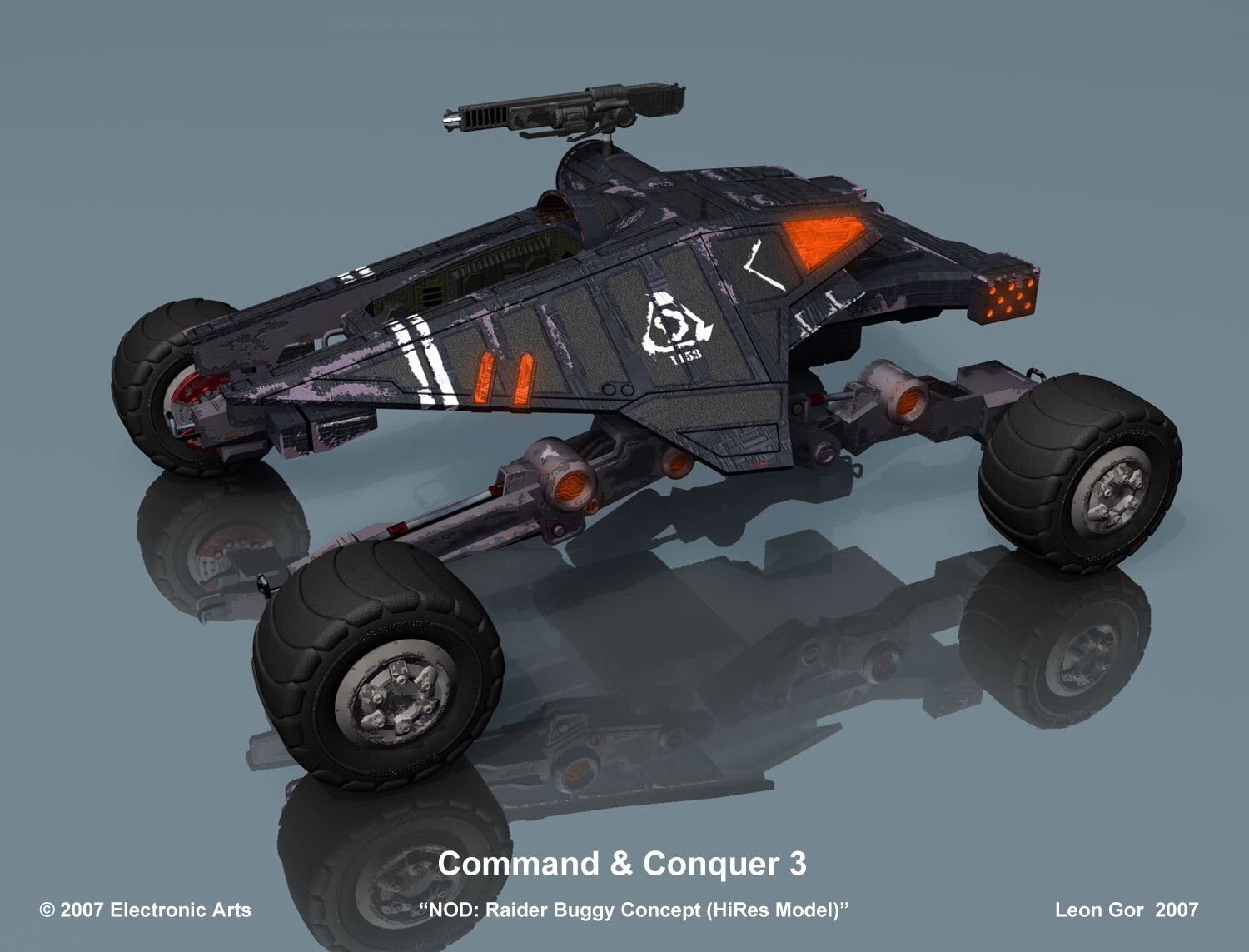 ArtStation - NOD Raider Buggy Concept - (COMMAND & CONQUER 3)