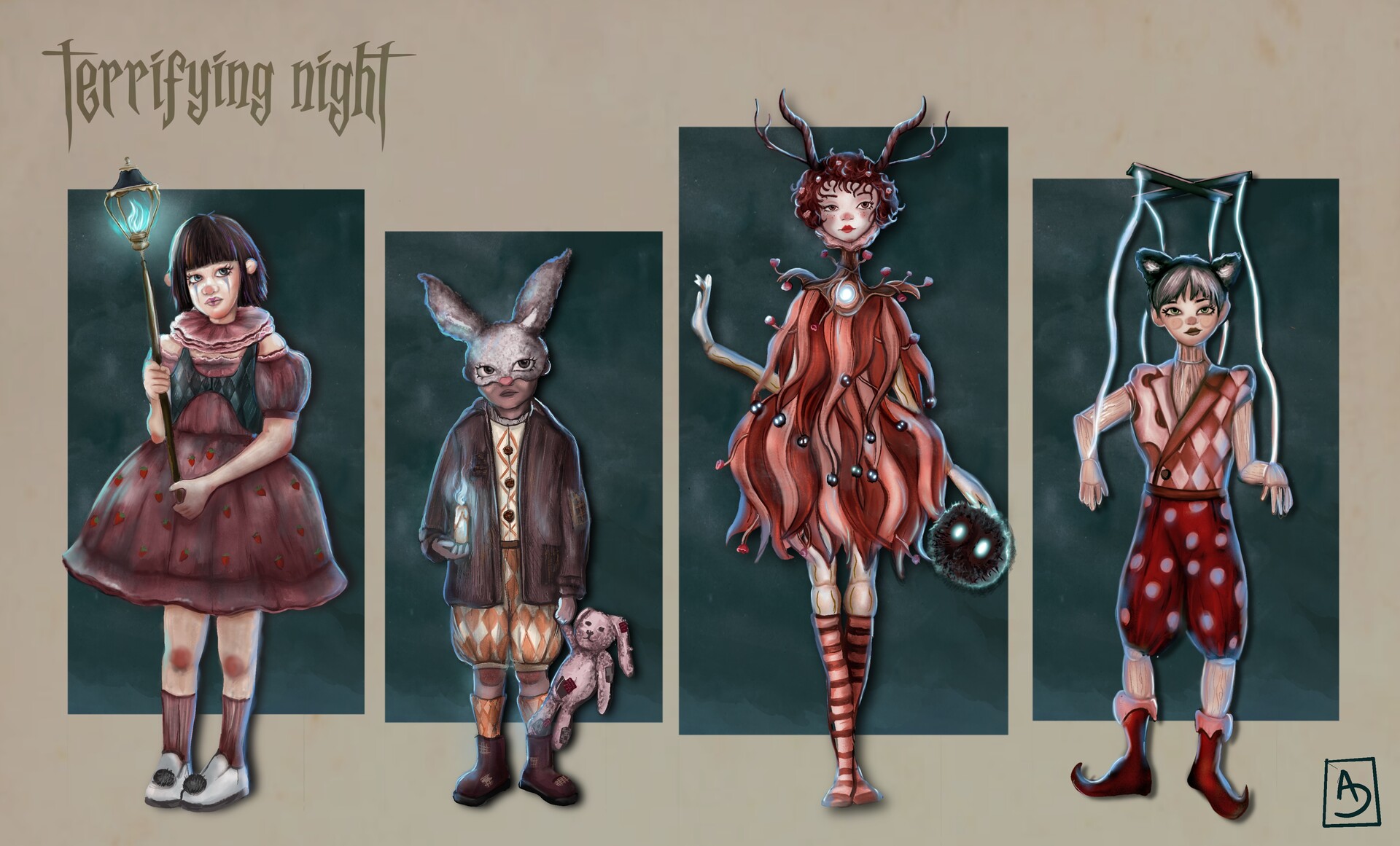 ArtStation - Terrifying Night -Character Design