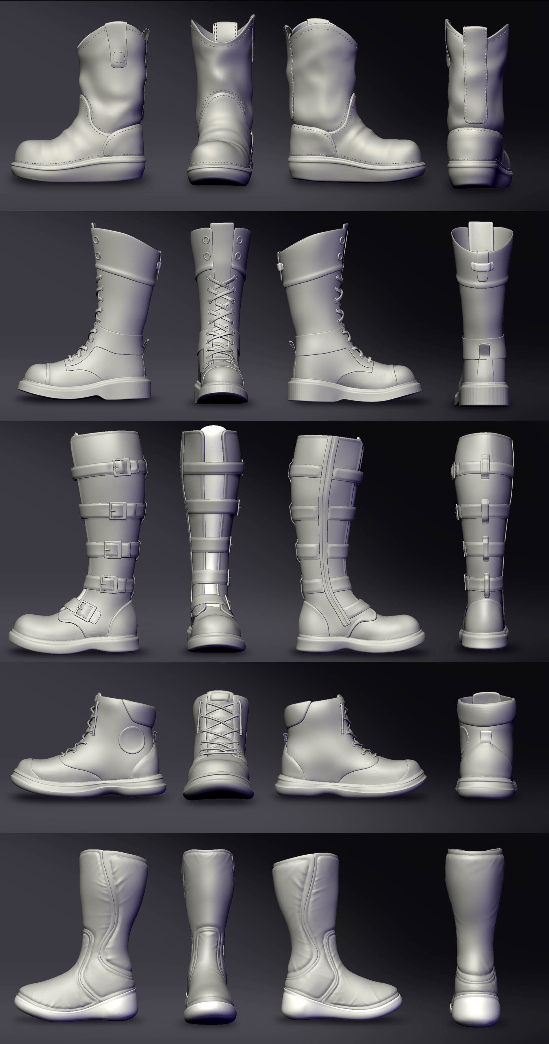 ArtStation - Shoe practice