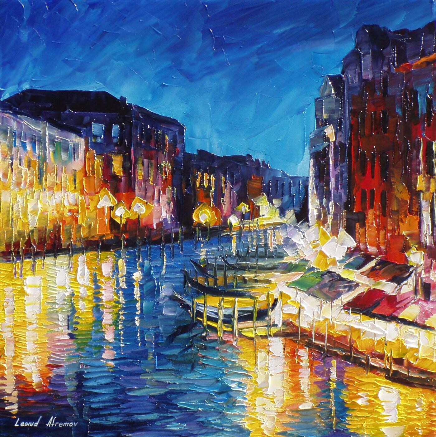 ArtStation - VENICE IN COLOR 48"x36" (120cm x 90cm) — oil painting on ...