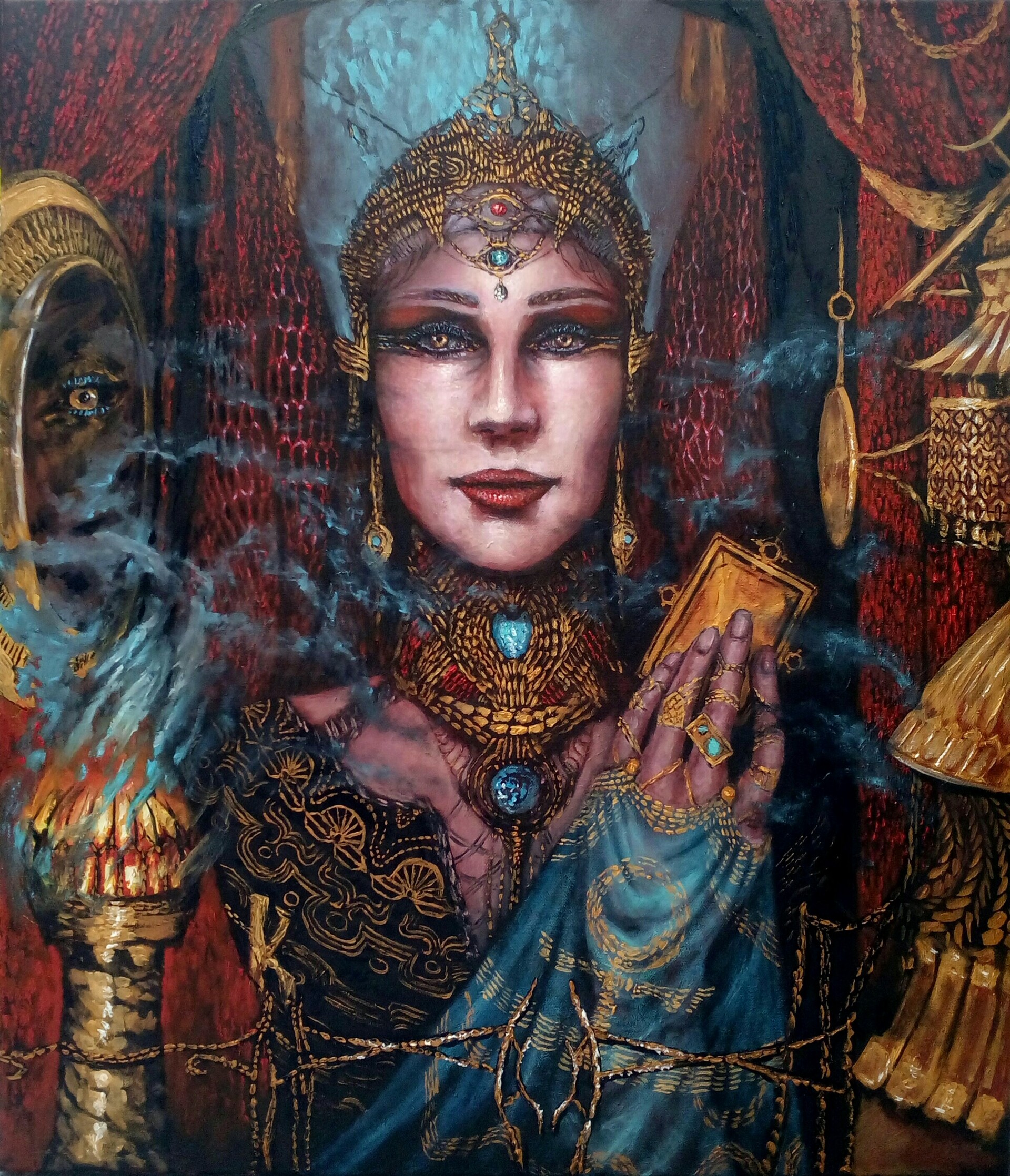 ArtStation - Queen Nefertiti - reproduction of the original