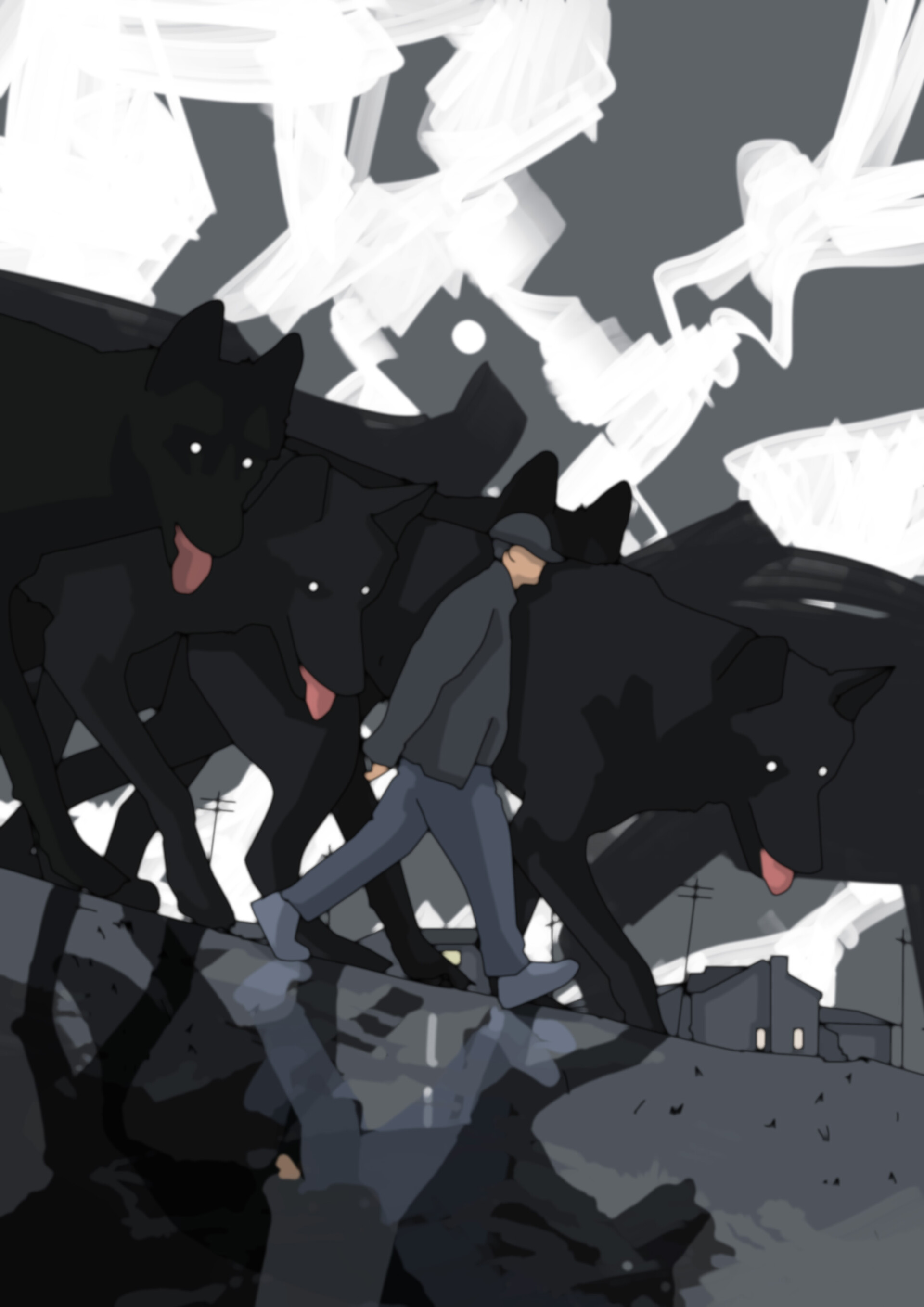 ArtStation - Wolf Pack (Quick Sketch)