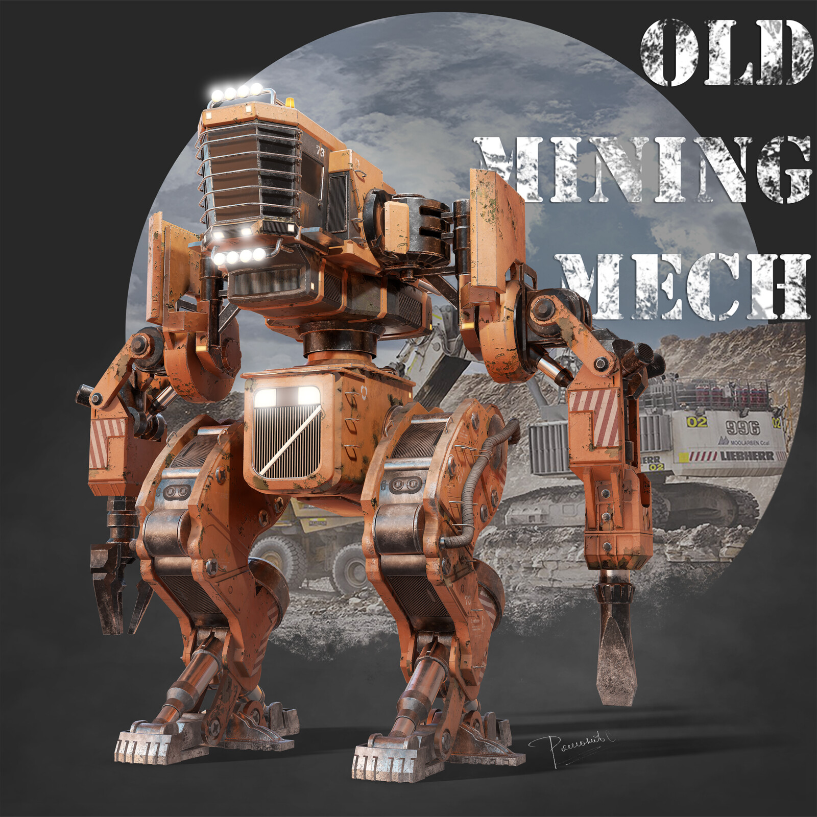 Sergio Romanov - Old mining mech