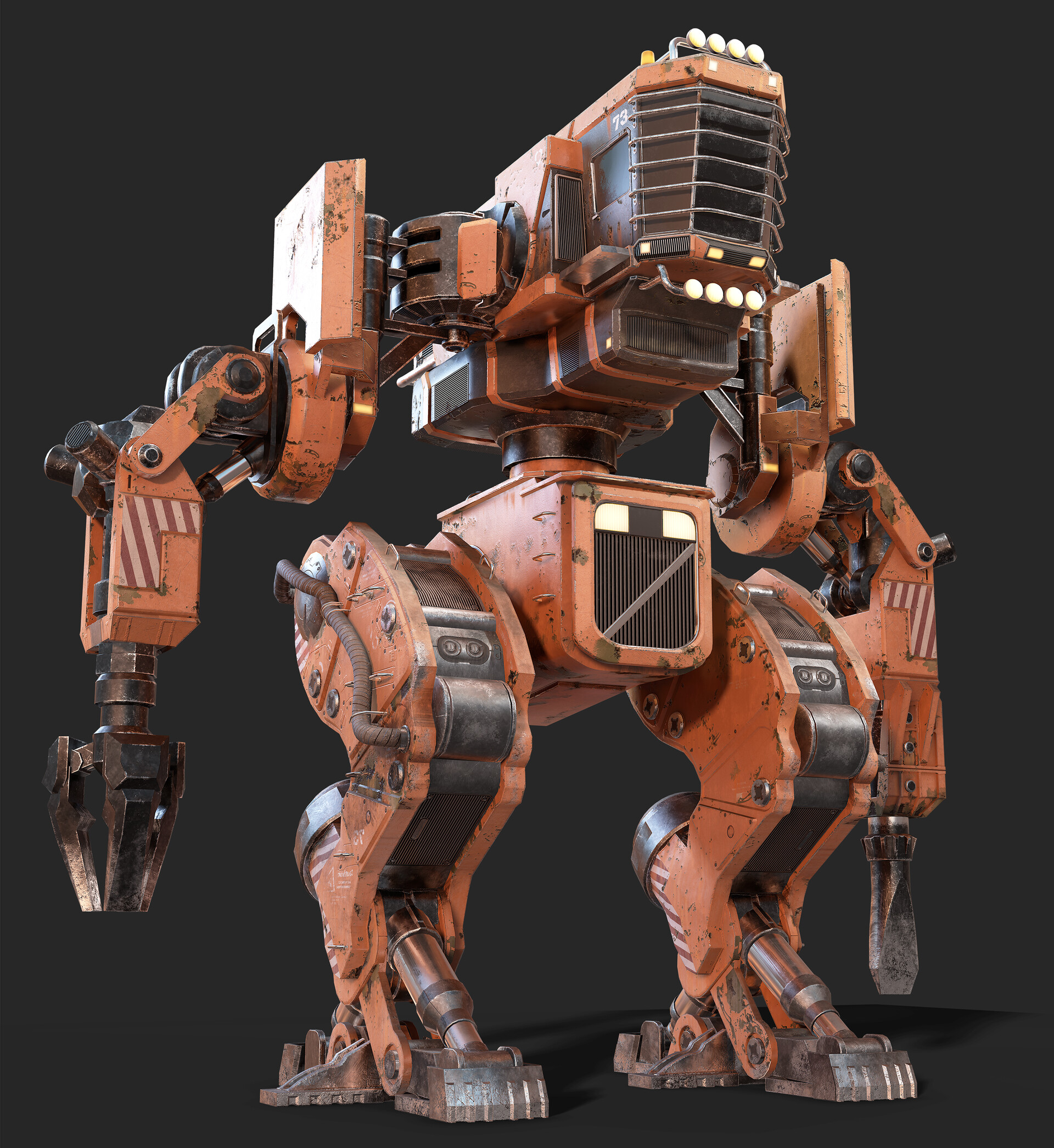 Sergio Romanov - Old mining mech