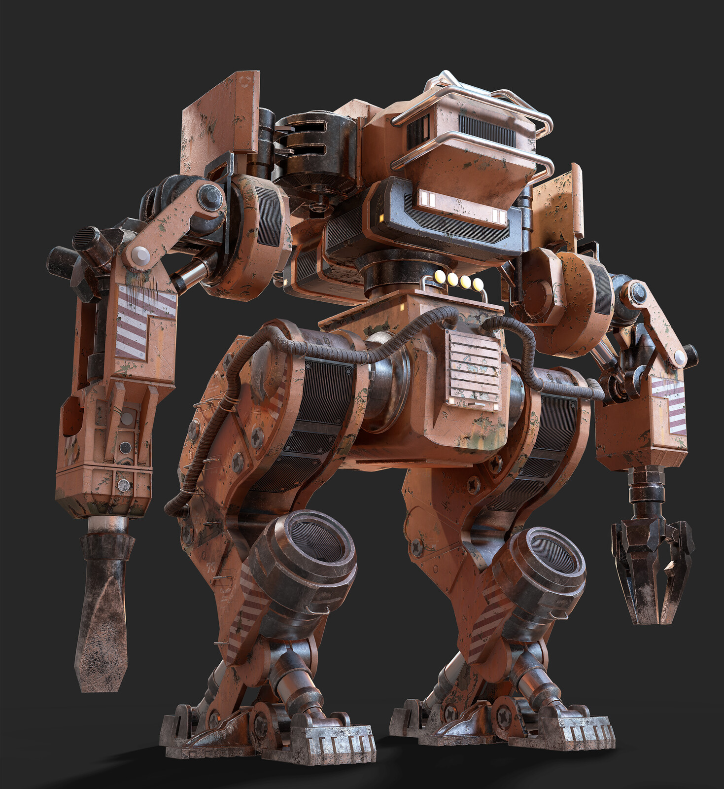 Sergio Romanov - Old mining mech