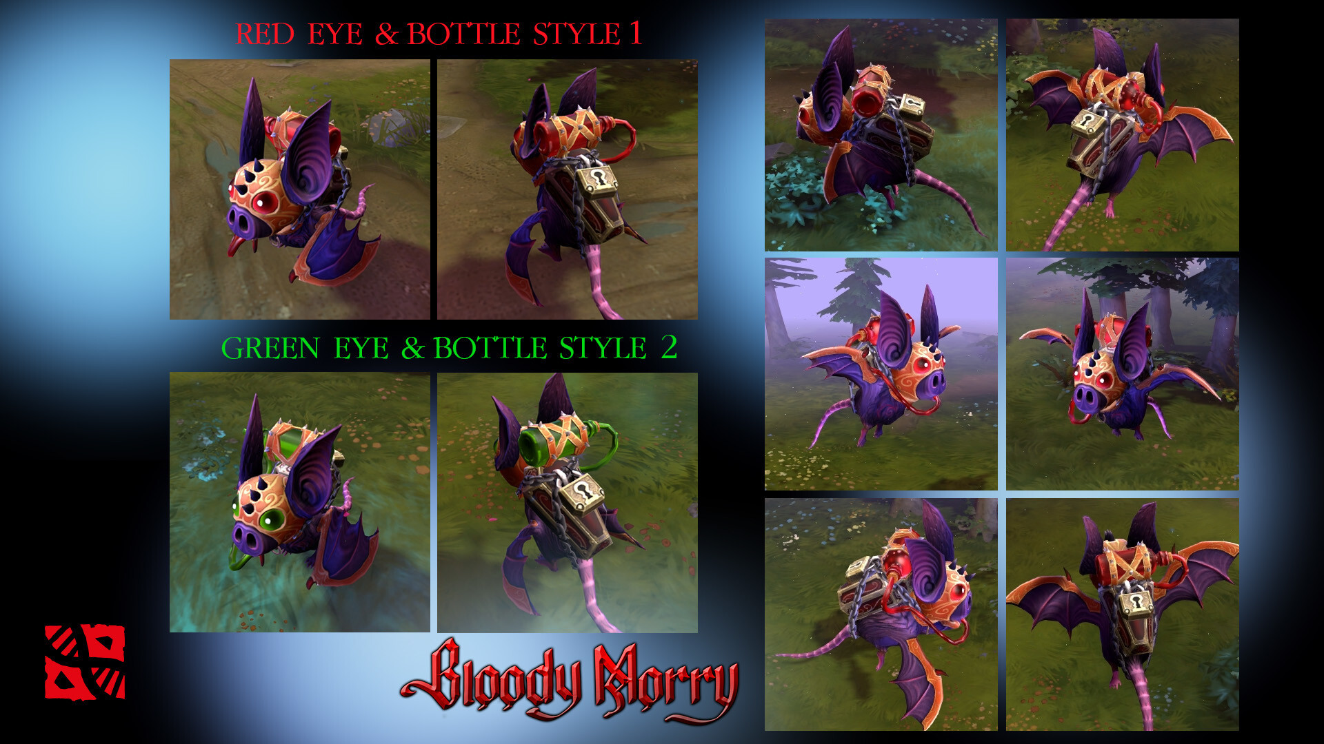 Mario Rad - Bloody Morry - Dota 2 Custom Courier (Collab for DNADota)