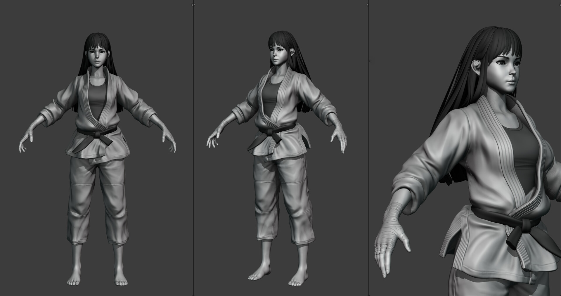ArtStation - Karate Sculpting
